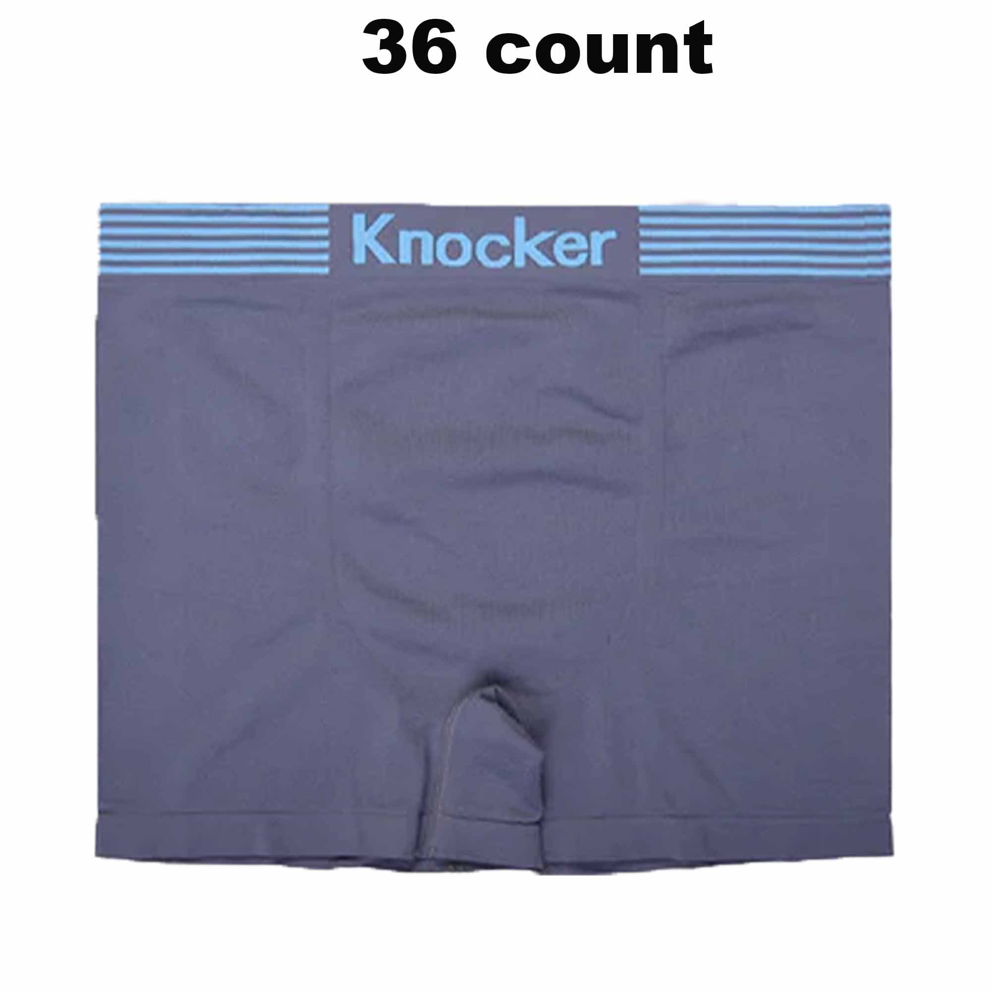 KNOCKER MEN'S SEAMLESS BOXER BRIEFS MS039M Pack 36 - Walmart.com