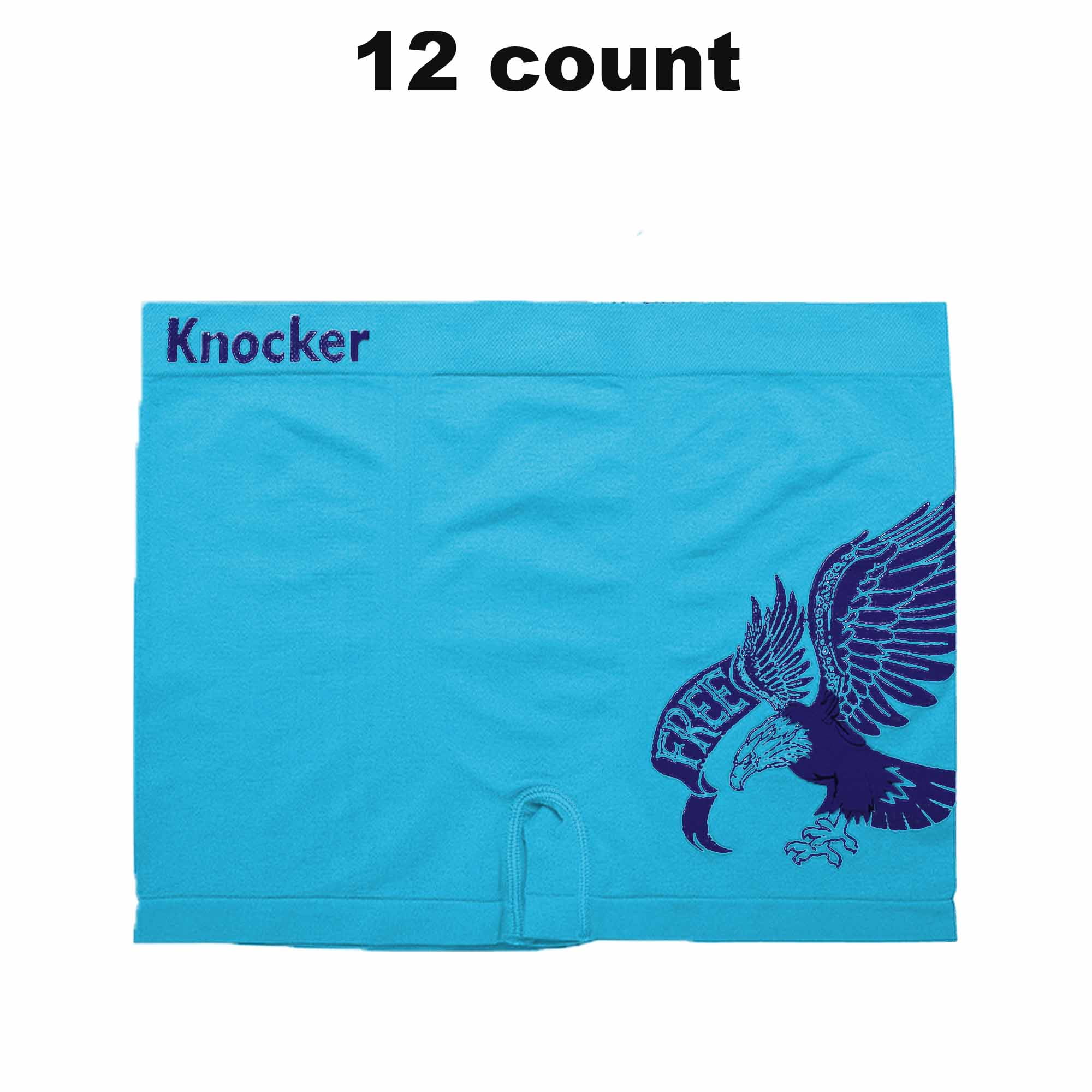 KNOCKER MEN'S SEAMLESS BOXER BRIEFS MS067M Pack 12 - Walmart.com