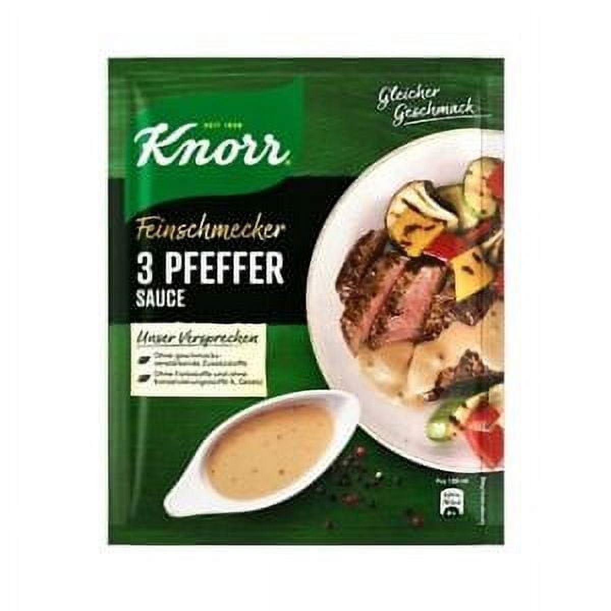KNORR Fix: 3 Pfeffer Seasoning Mix, 3 Pepper Sauce Made in Germany ...