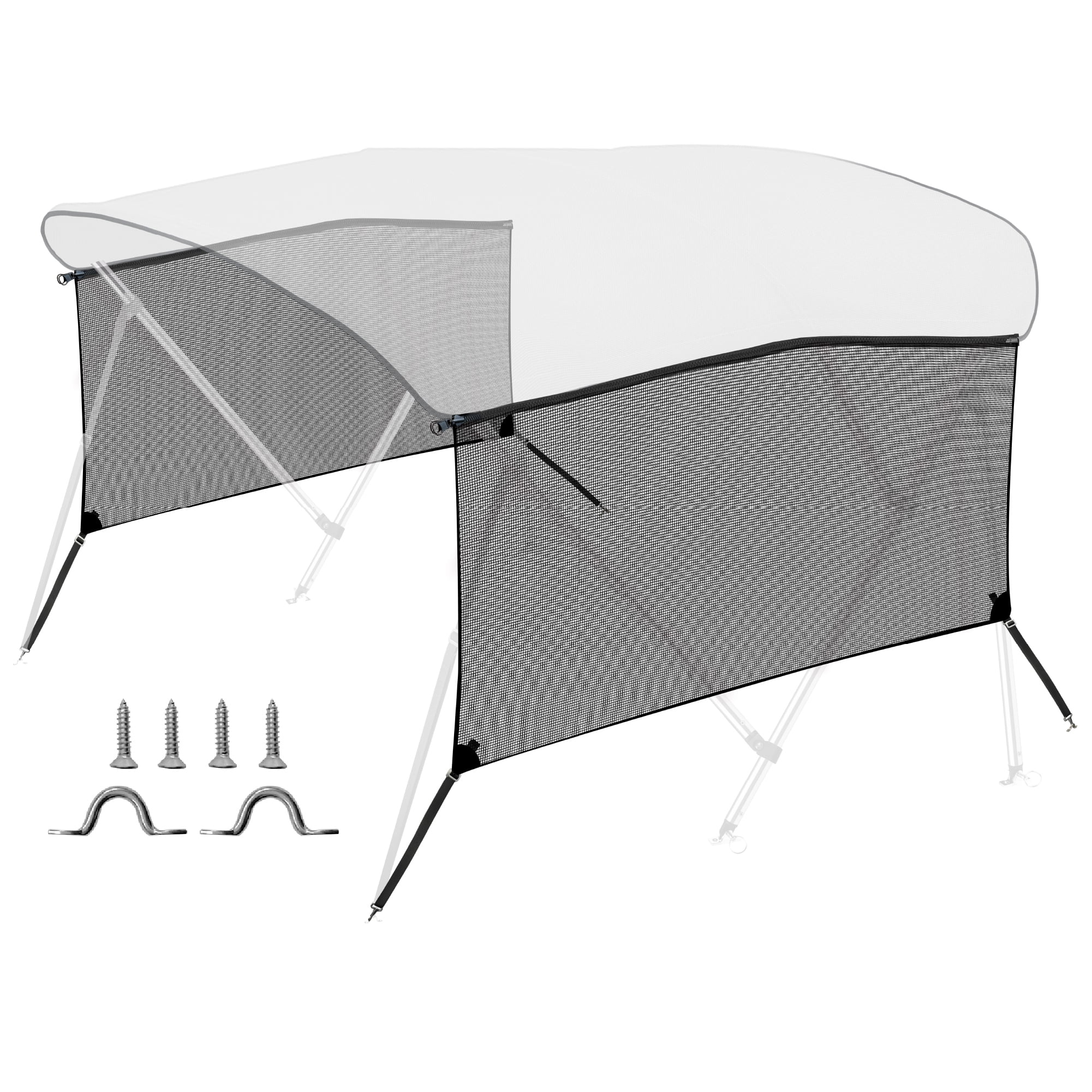 KNOX 3 Bow Bimini Top Sidewalls for KNOX Bimini Tops for Boats, 600D ...