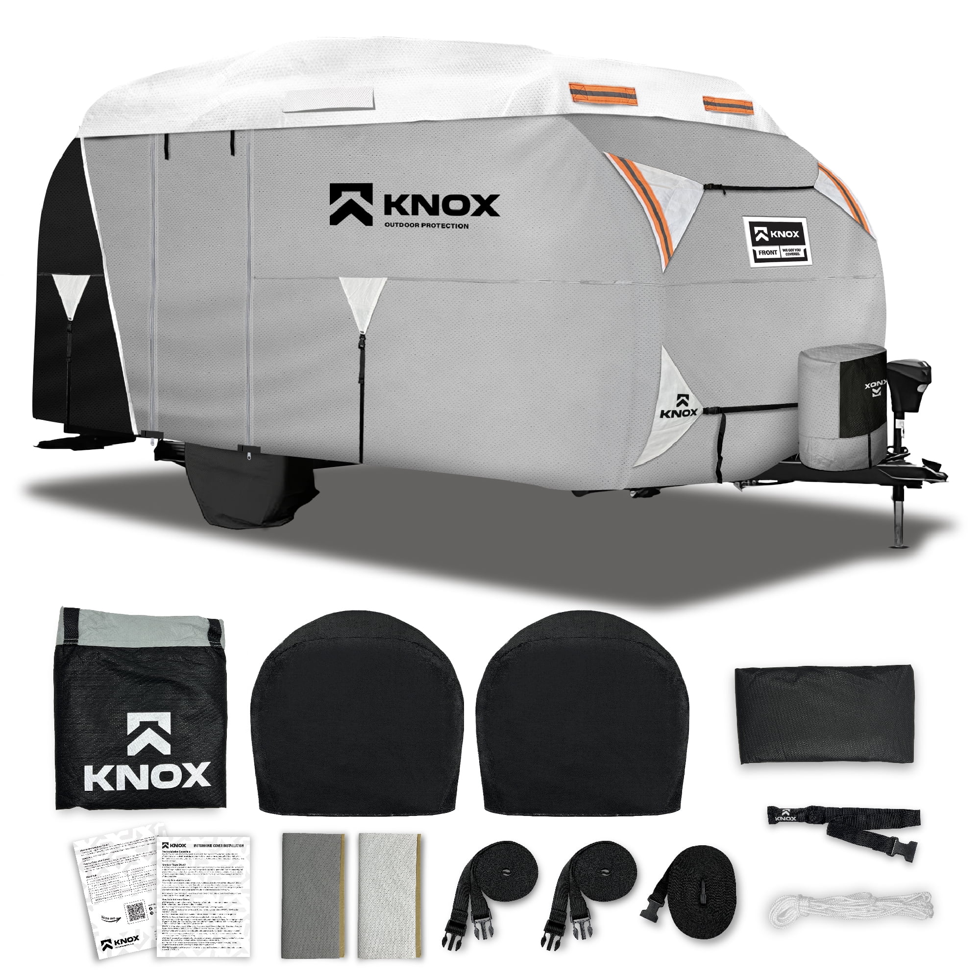 Knox R-Pod Cover, Anti-Tear 7-Layer Fabric, Fits Up to 18' Trailers ...