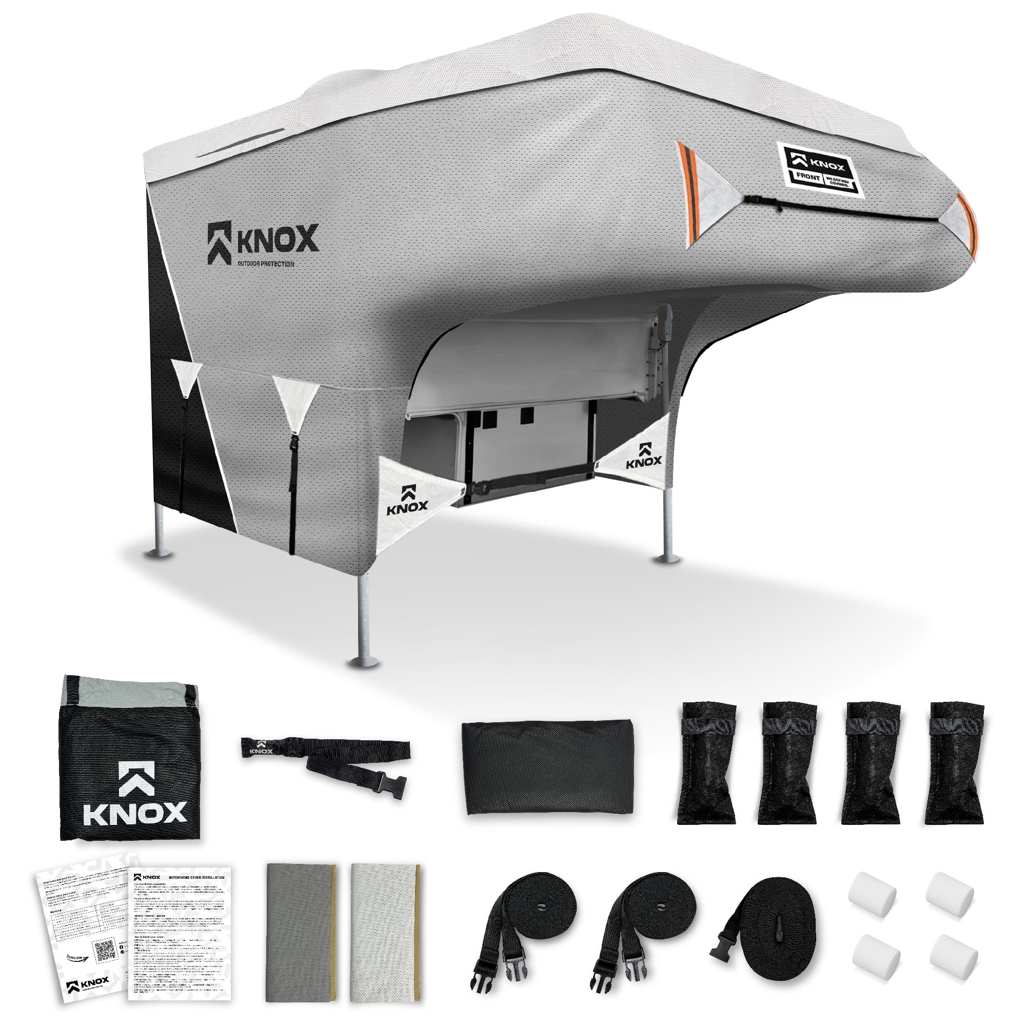 KNOX 3rd Gen RV Truck Camper Cover, Slide In Camper Cover, Anti-Tear 7 ...