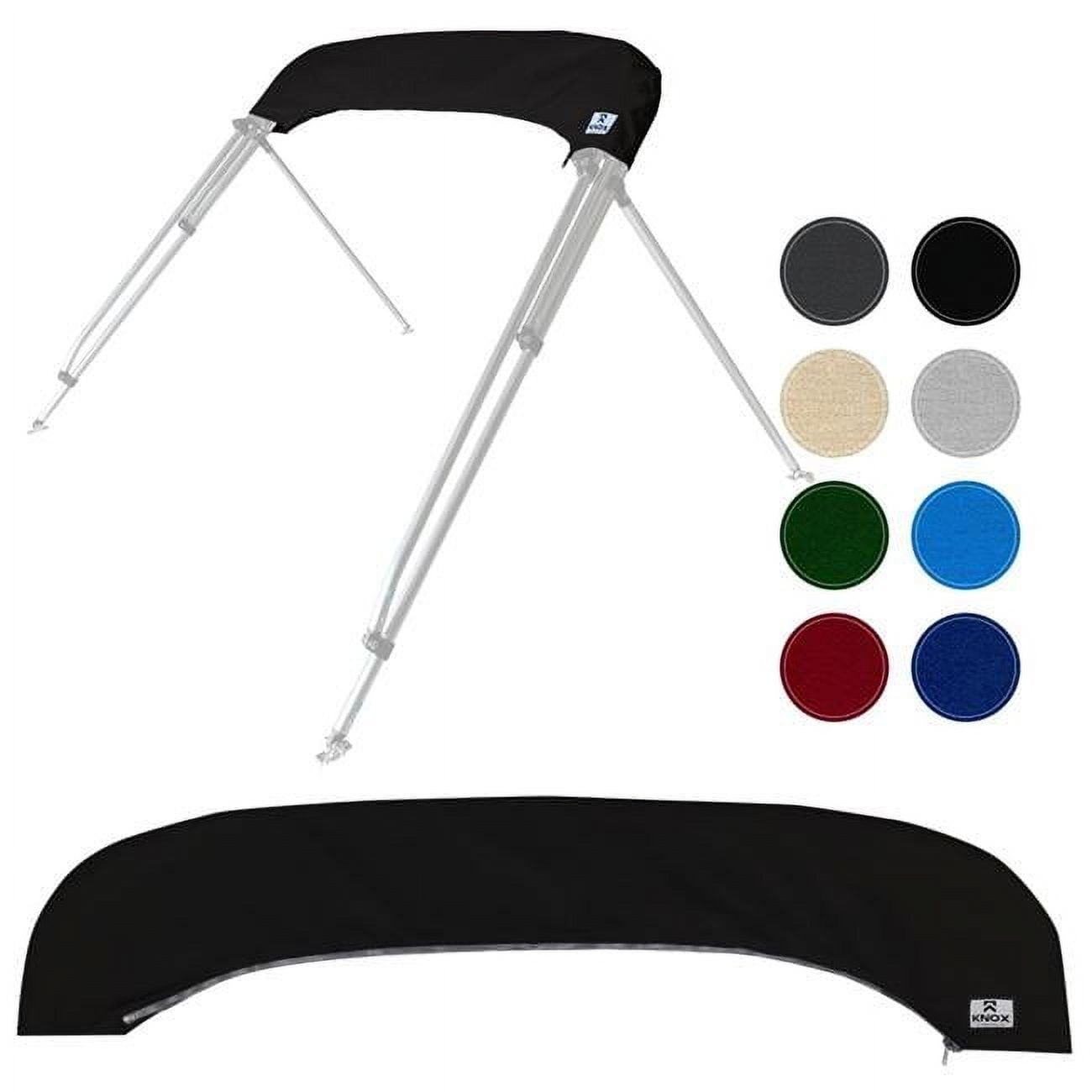 KNOX Bimini Top Boot Cover Replacement, Fits 3 Bow & 4 Bow Bimini Tops ...