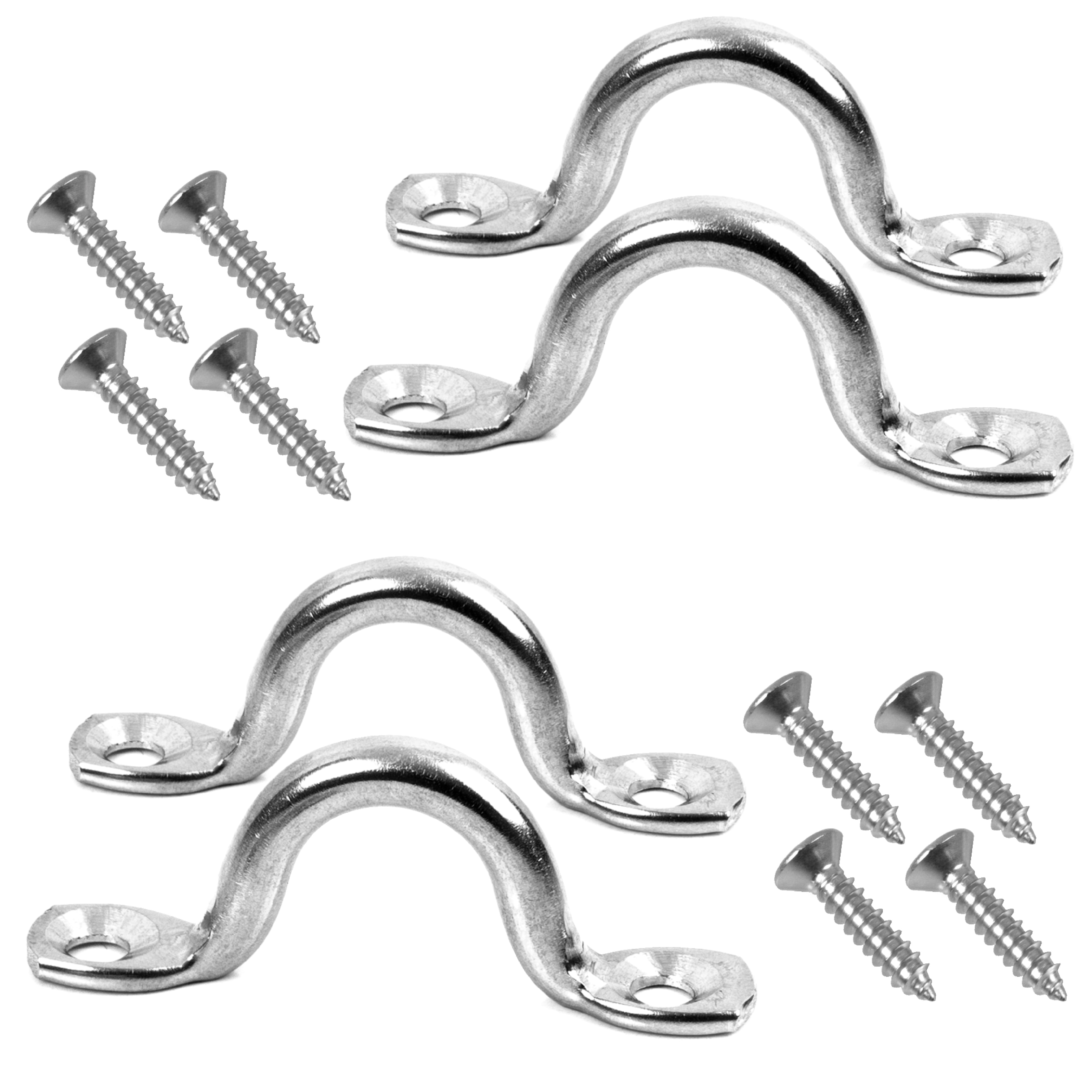 KNOX Pad Eye Loops for Bimini Tops, 316 Stainless Steel, Tie Down Loop ...