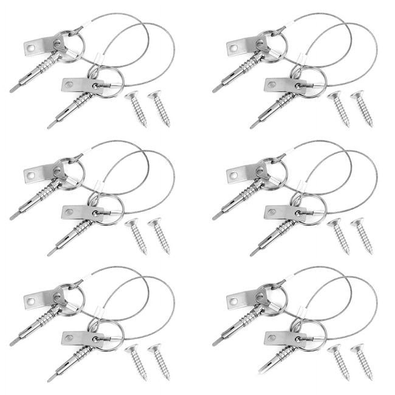 KNOX Quick Release Pin for Bimini Top Boats 0.25" Diameter w/Drop Cam ...