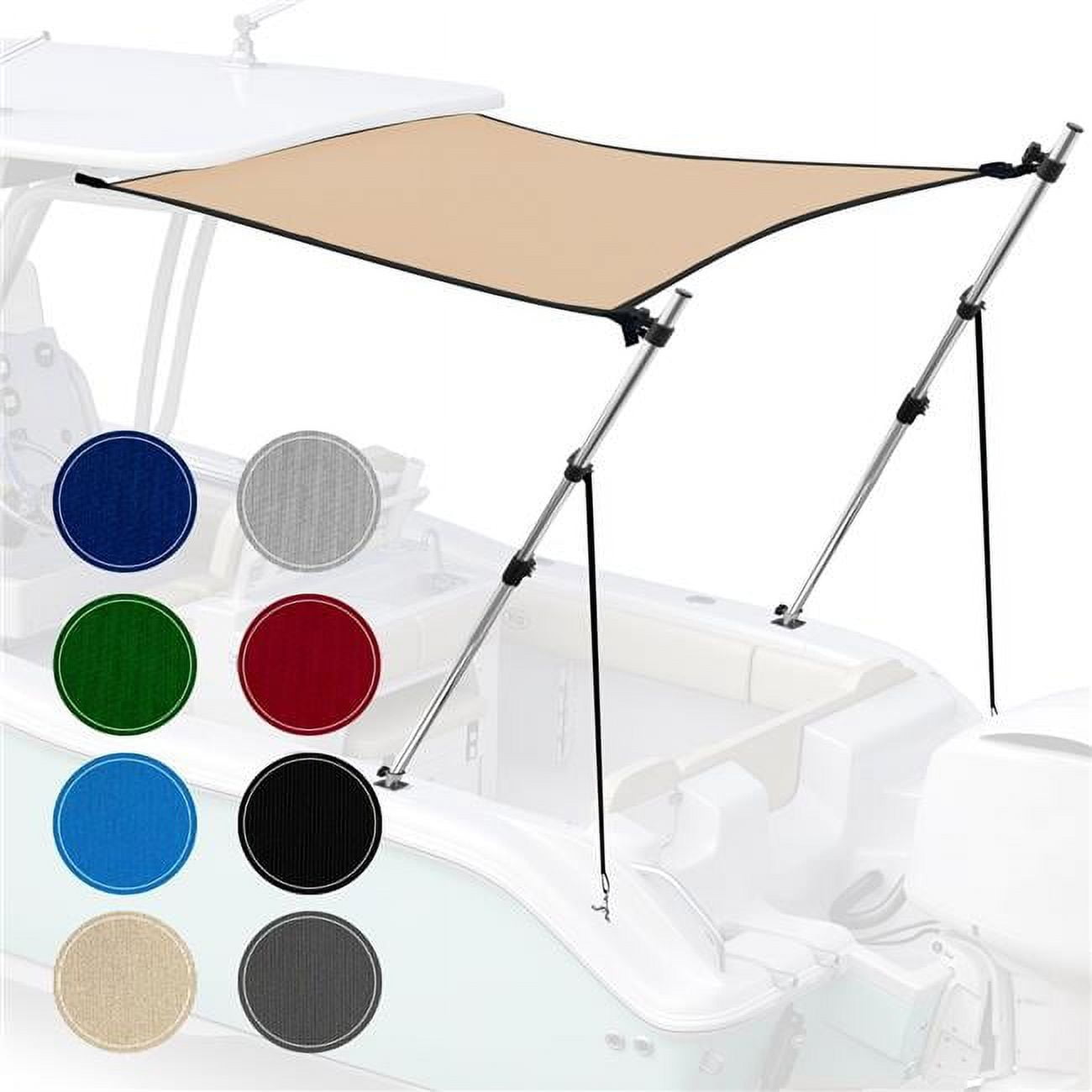 Knox 6EXSND 114 x 102 in. Universal T-Top Shade Extension for Boats ...