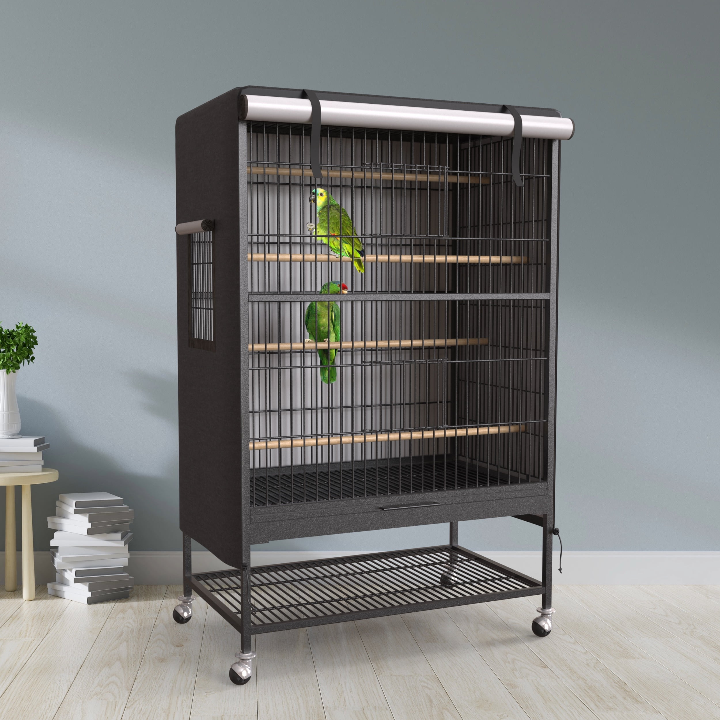 KNUTI Universal Small Animal & Bird Cage Cover, Blackout Night ...