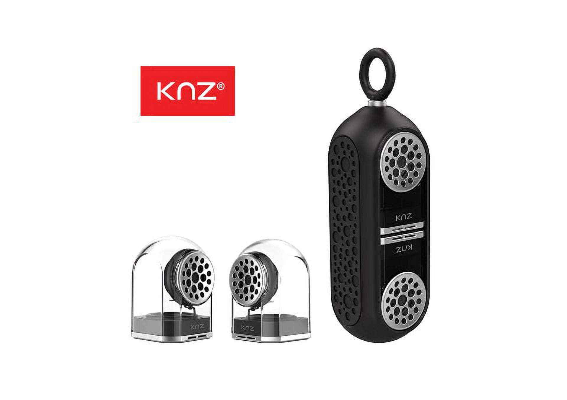 KNZ GoDuo Portable Bluetooth Speakers with Magnetic Connectable Base, L ...