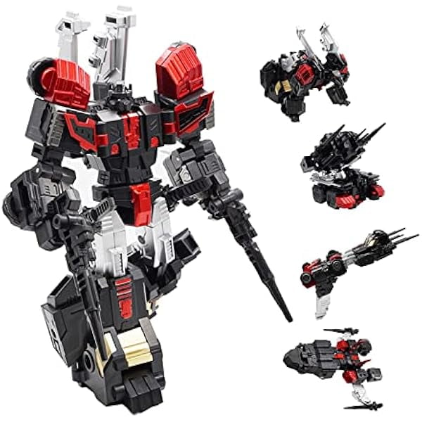 KO Version Transformer Sixshot MF-27B Black Toys 6 Deformed Forms: Jets ...