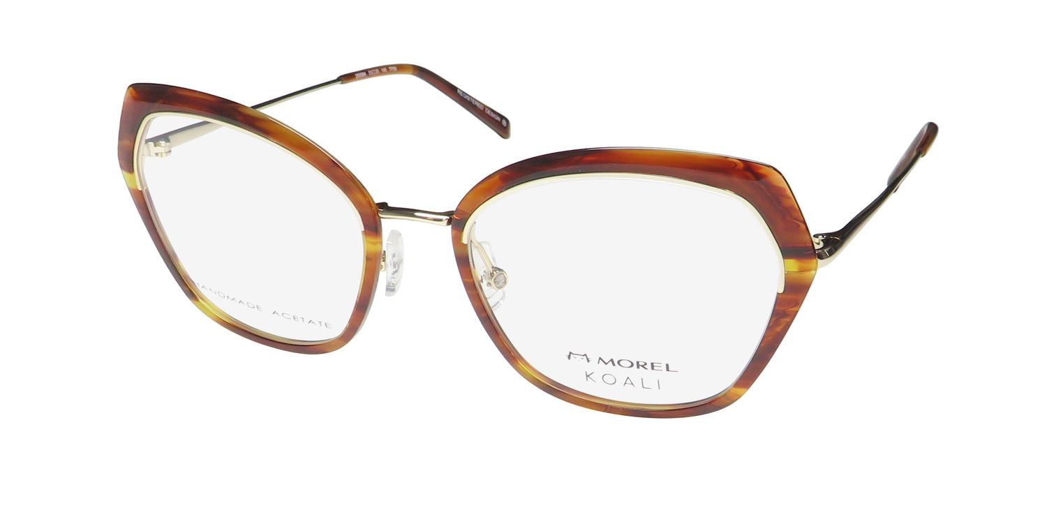Koali Morel Liliana 20098K TP09 Women's Brown/Yellow Eyeglasses ...