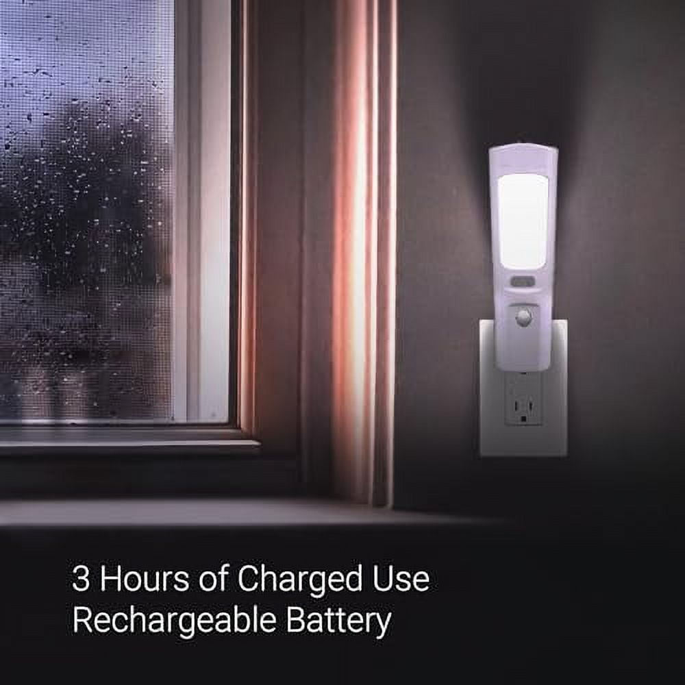 KODA LED Power Failure Nightlight / Flashlight (3-Pack) - 3-in-1 Plug ...