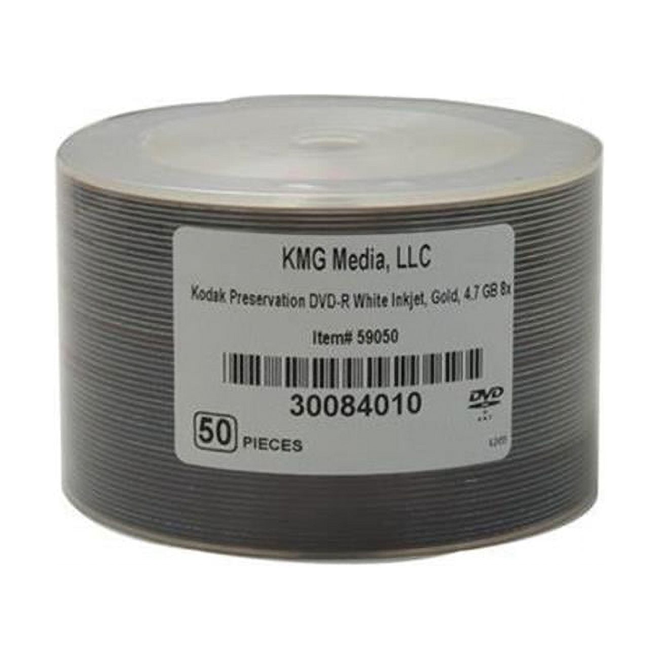 KODAK 59050 Disc- DVD-R- 4.7GB- 24K Gold Layered- Wht IJ Hub Printable ...