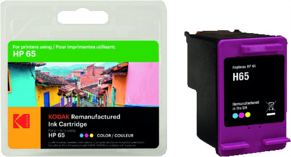 KODAK Compatible Ink Cartridge Replacement for HP65 Color - Walmart.com