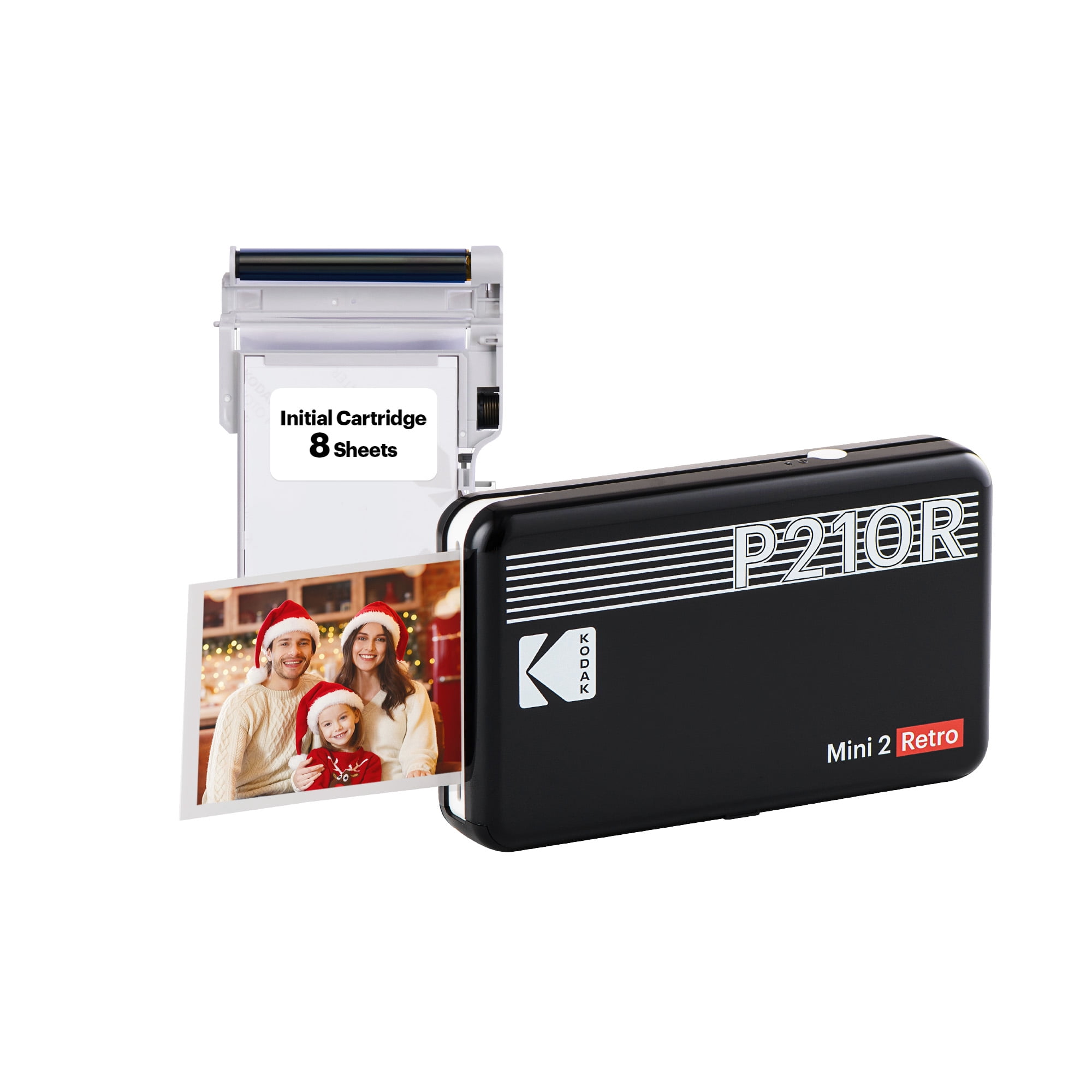 KODAK Mini 2 Retro Portable Photo Printer, Wireless, 2.1x3.4 inches ...