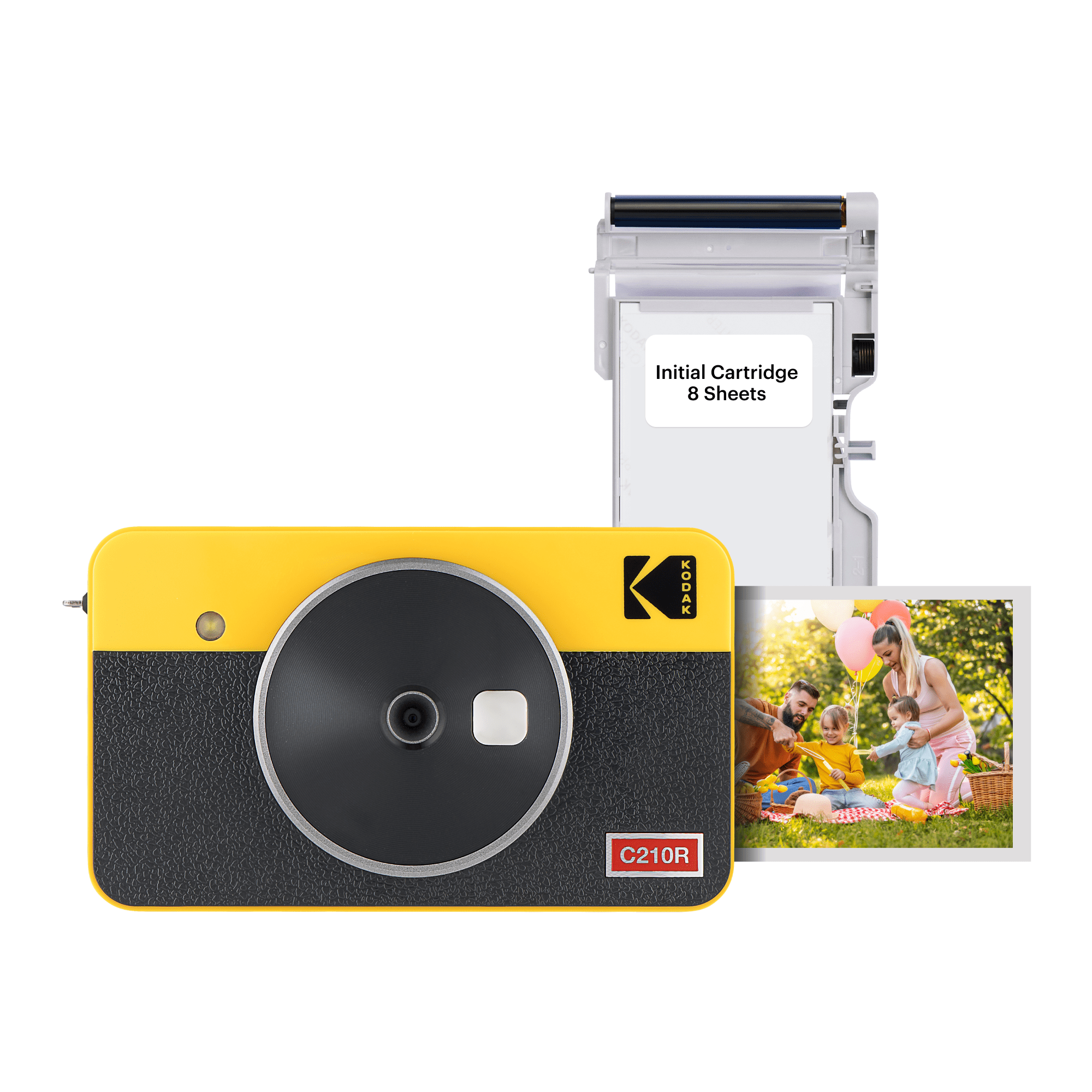 KODAK Mini Shot 2 Retro Digital 4PASS Instant Camera & Photo Printer, 2 ...