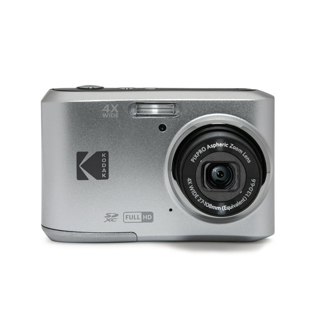 KODAK PIXPRO FZ45-SL (Silver) 4X Optical Friendly Zoom Digital Camera - Walmart.com