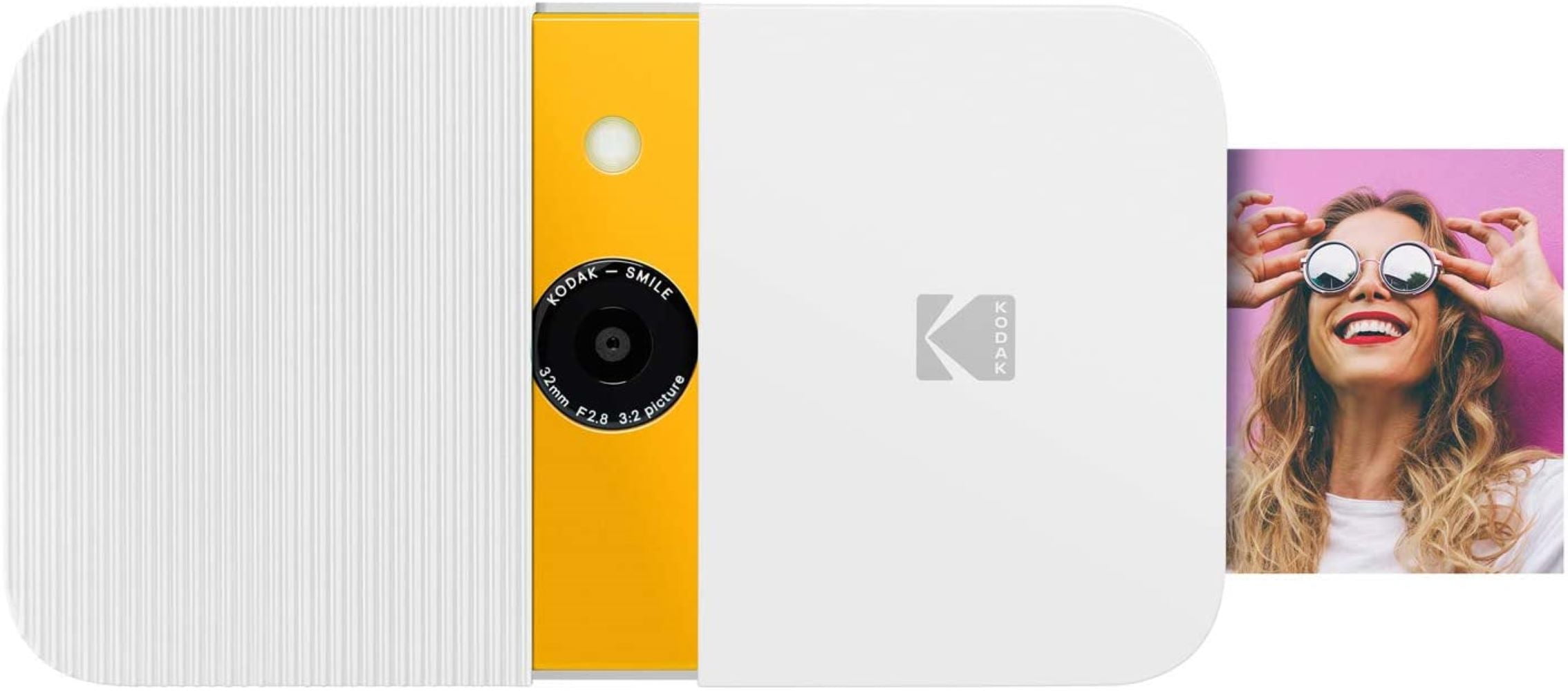 KODAK Smile 10MP Digital Instant Print & Shoot Camera with 2x3 ZINK ...