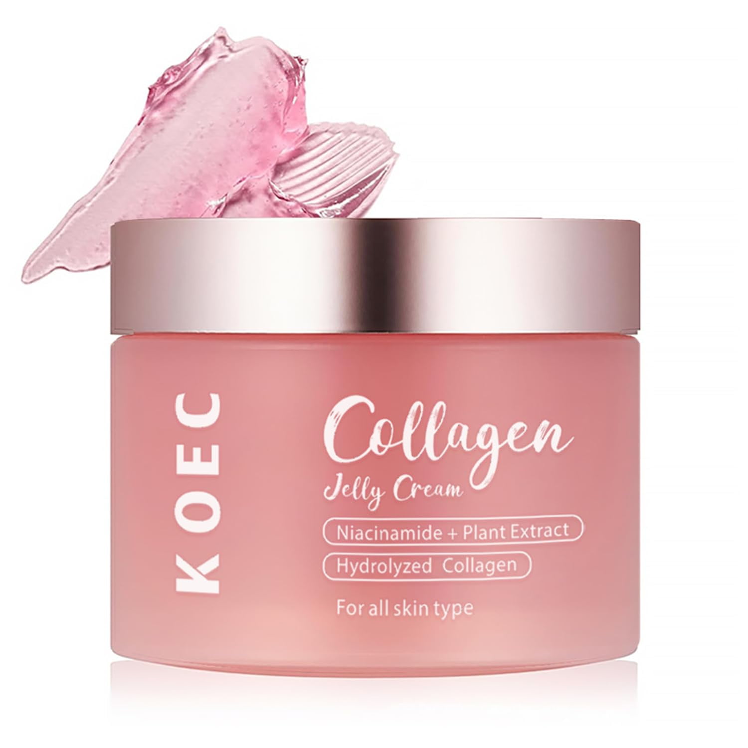 KOEC Collagen Jelly Cream- Niacinamide & Freeze-Dried Hydrolyzed Collagen - skin's barrier ...