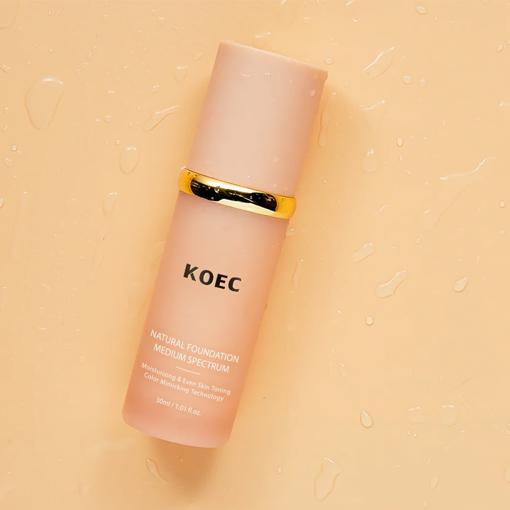 KOEC Microbiotic 4 in 1 cross-border liquid foundation concealer is the best choice for women's ...