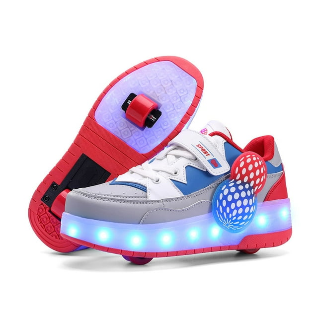 KOFUBOKE Roller Skate Shoes, Roller Skates and Sneakers 2 in 1, Shoes ...