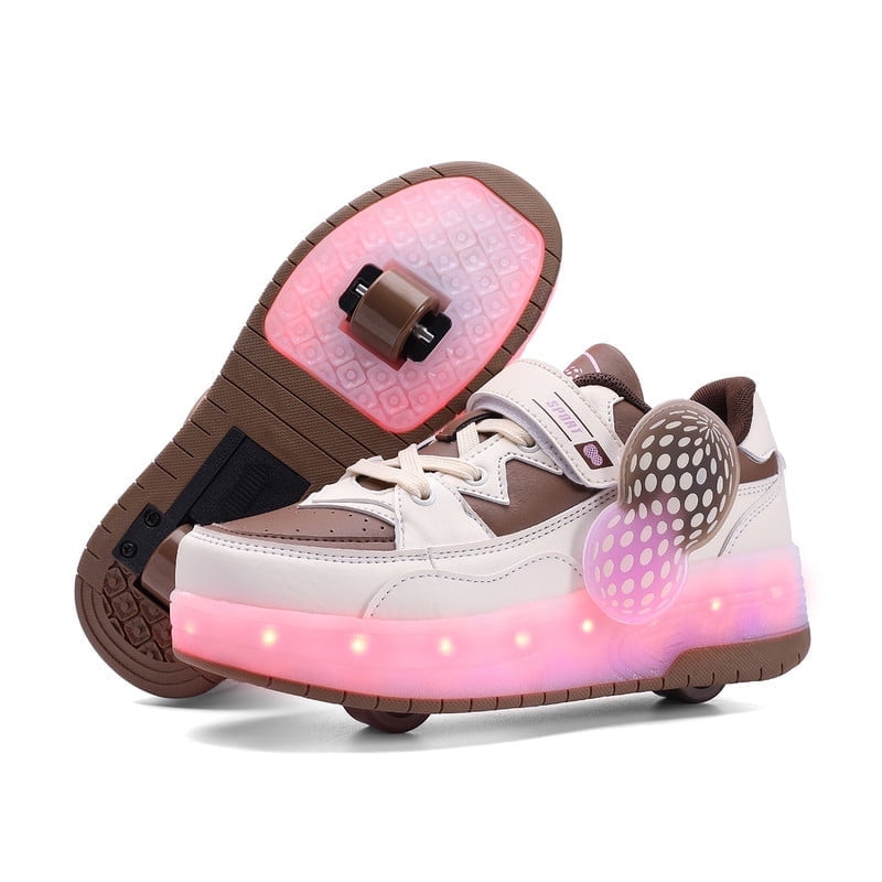KOFUBOKE Roller Skate Shoes, Roller Skates and Sneakers 2 in 1, Shoes ...