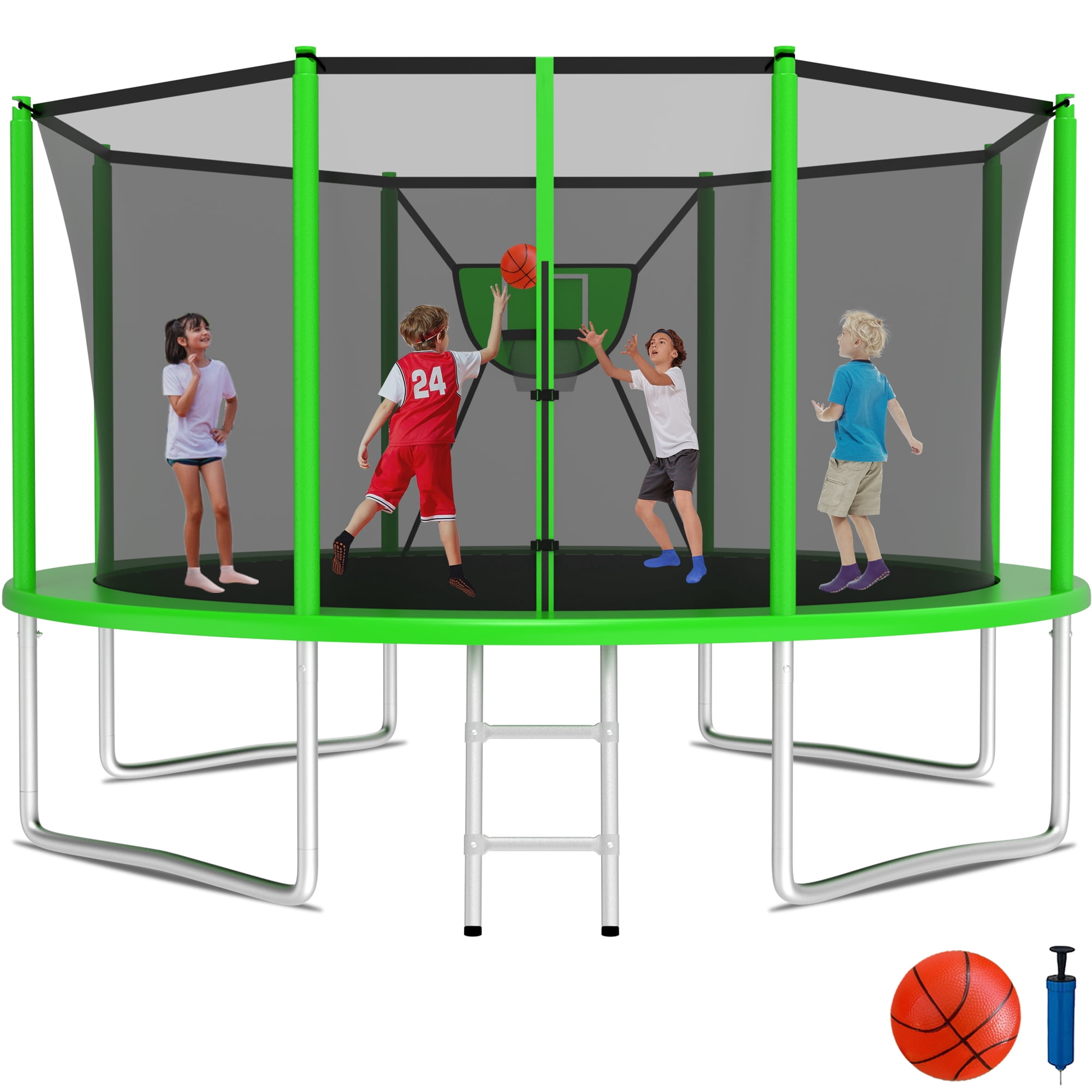 KOFUN 1200LBS 12FT Trampoline for Kids and Adults Outdoor Backyard ...