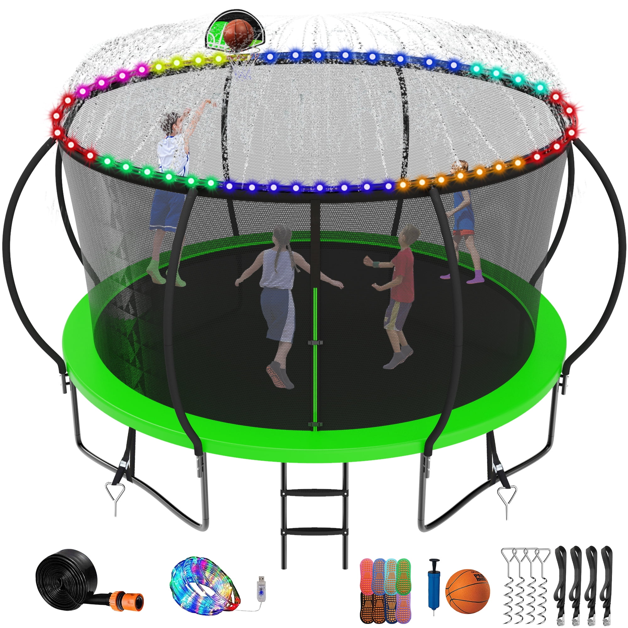 KOFUN 14FT Trampoline for Kids and Adults, 1400LBS Nepal | Ubuy