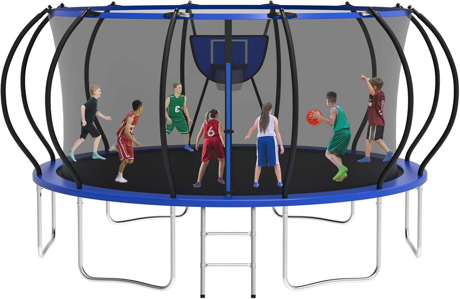 KOFUN 14FT Trampoline for Kids and Adults, Recreational Trampoline with ...
