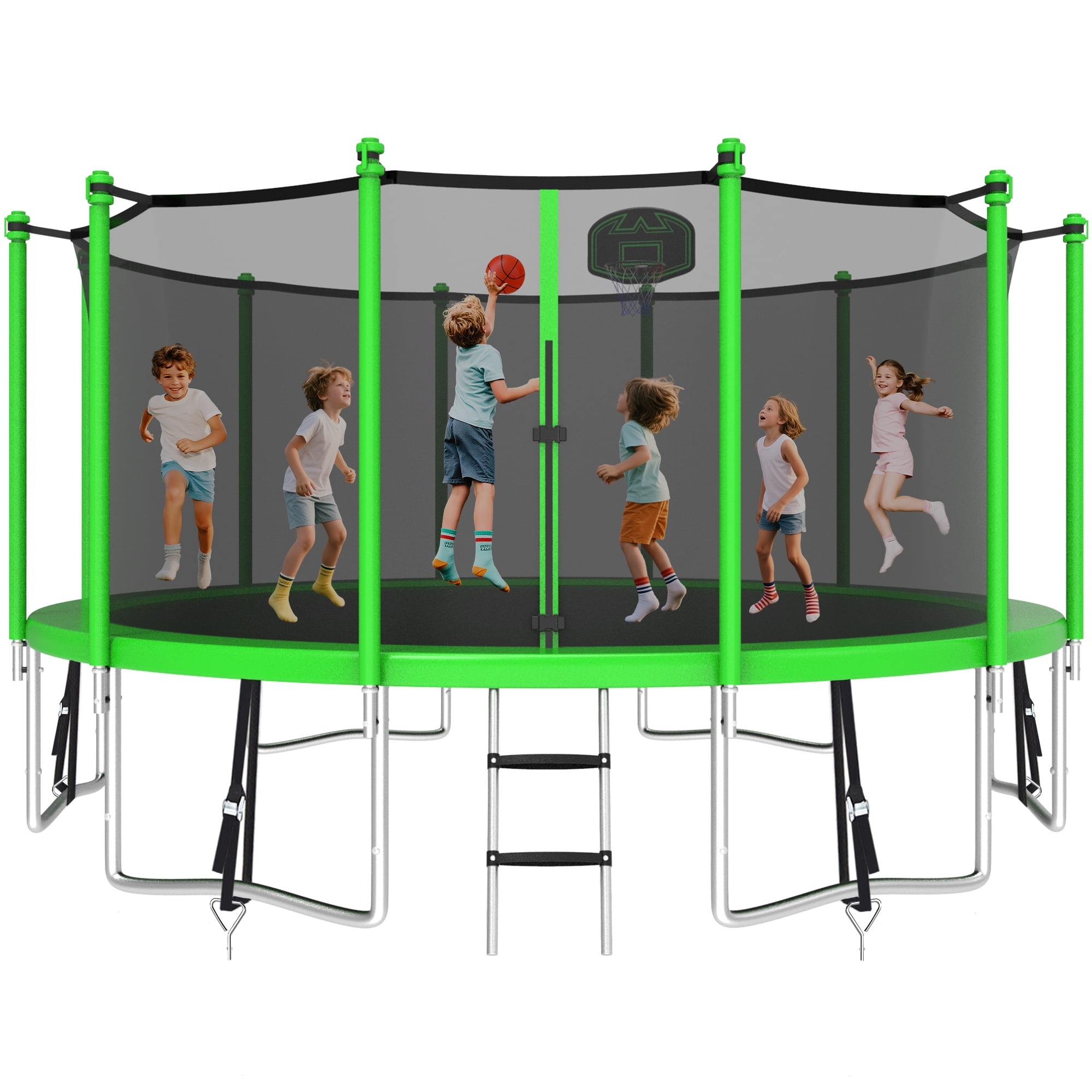 KOFUN 1500LBS 15FT Trampoline for Kids and Adults Outdoor Backyard ...