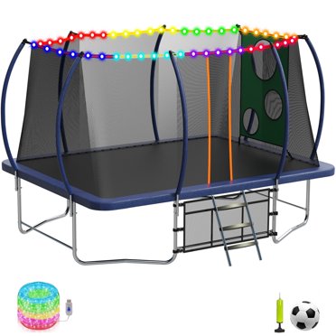 Kacho Trampoline 12FT 1200LBS, Trampoline for Adults and Kids, No Gap ...