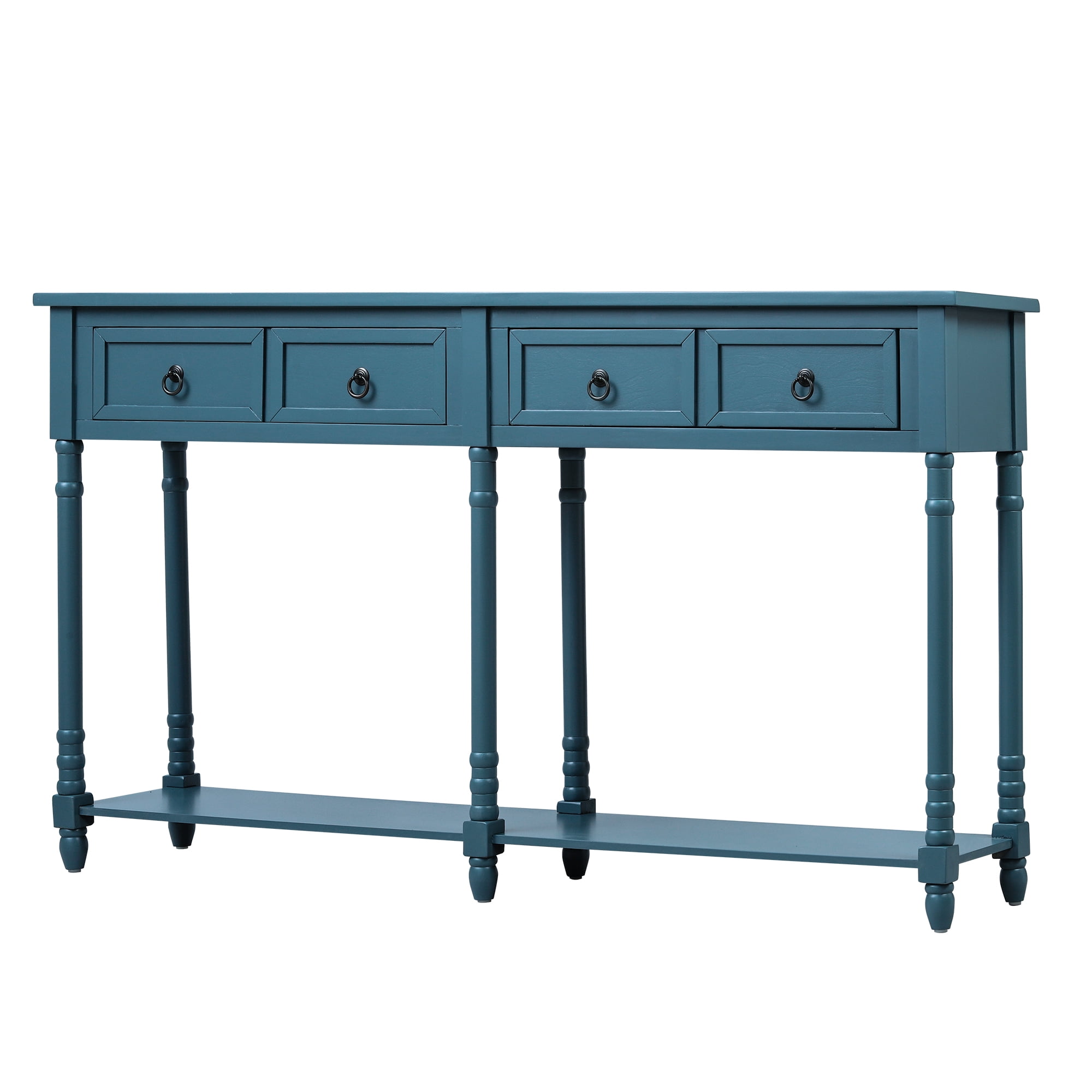 KOFUN Buffet Sideboard, Solid Wood Console Table with 2 Spacious ...