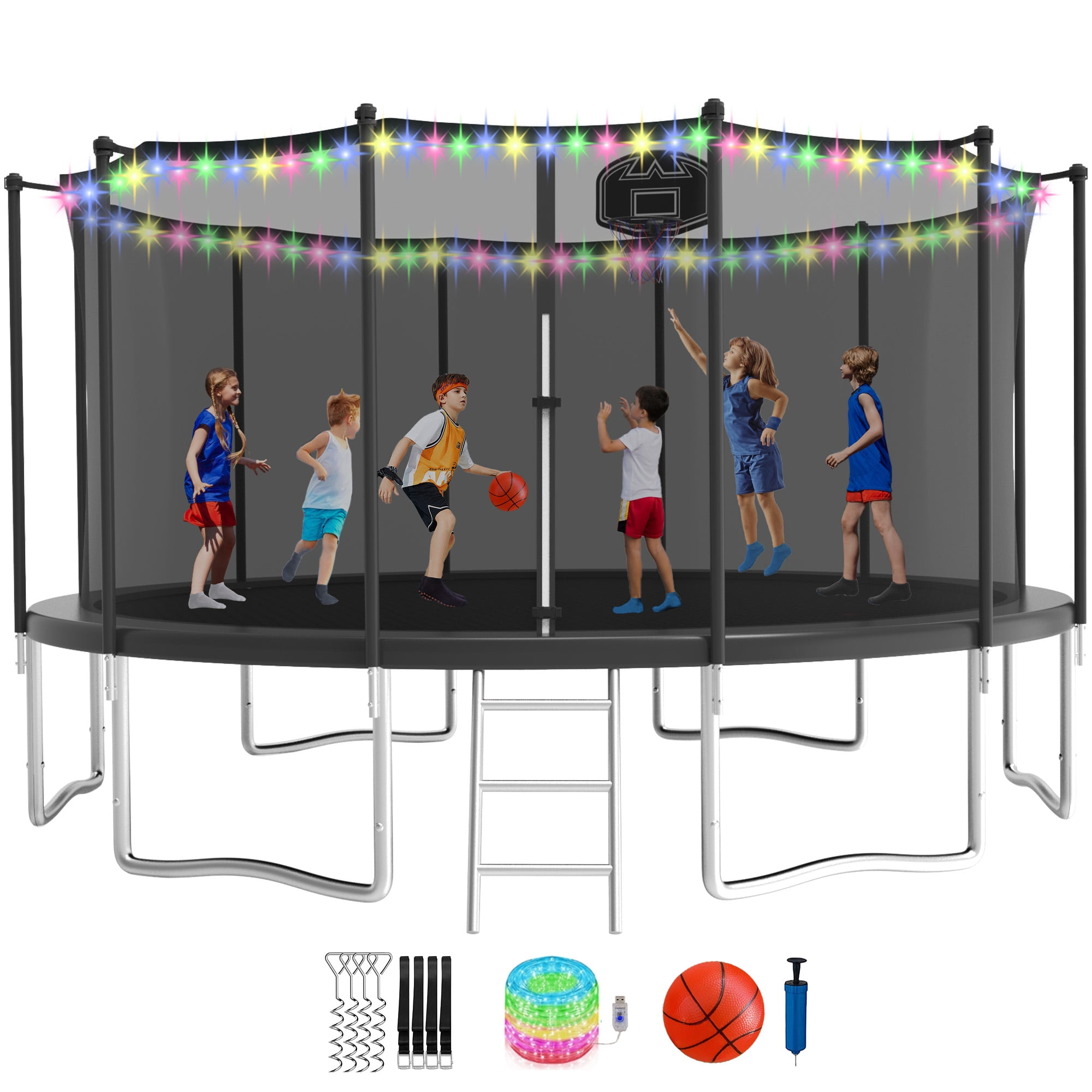 KOFUN Trampoline for Adults and Kids, 16FT 15FT 14FT 12FT 10FT 8FT ...