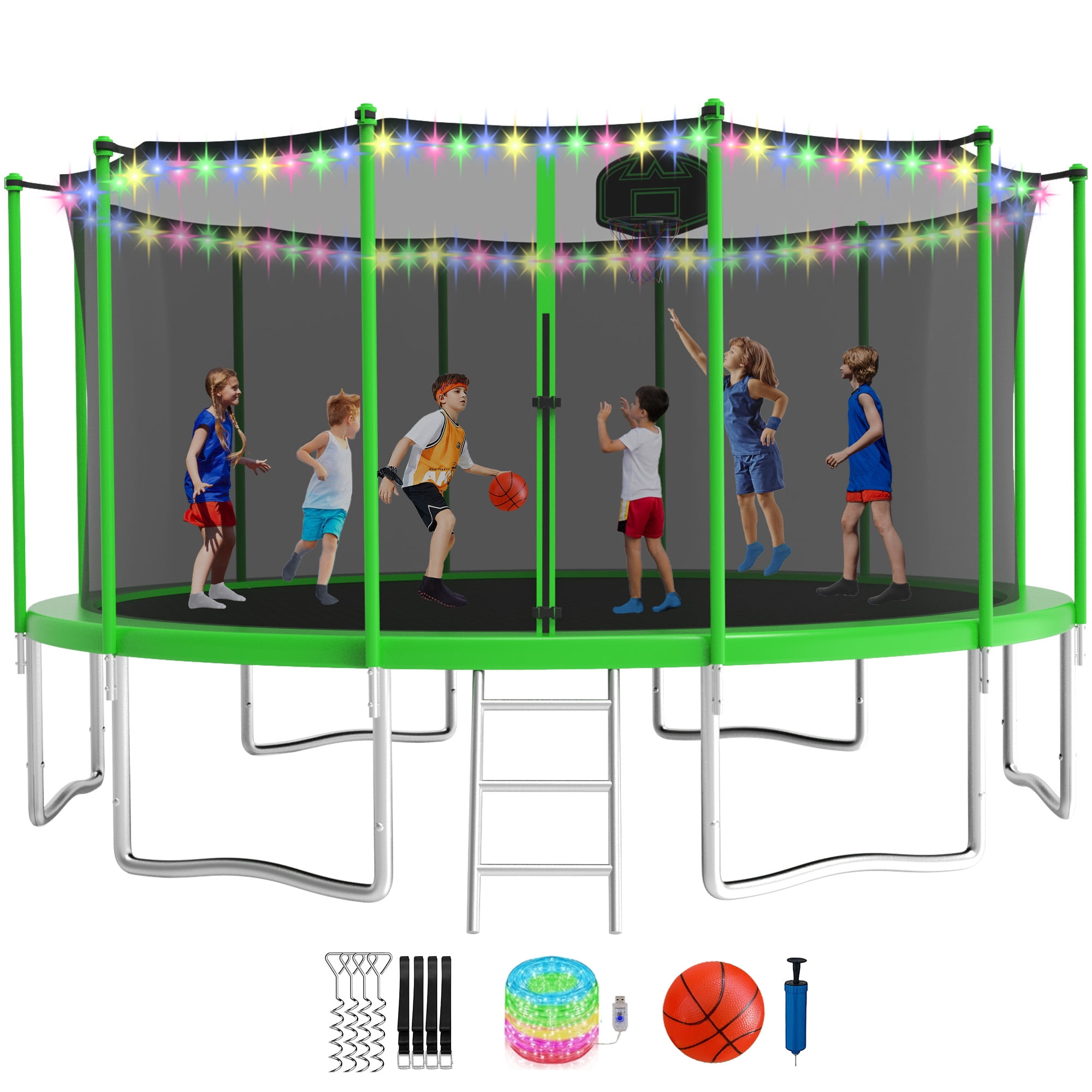 KOFUN Trampoline for Adults and Kids, 16FT 15FT 14FT 12FT 10FT 8FT ...