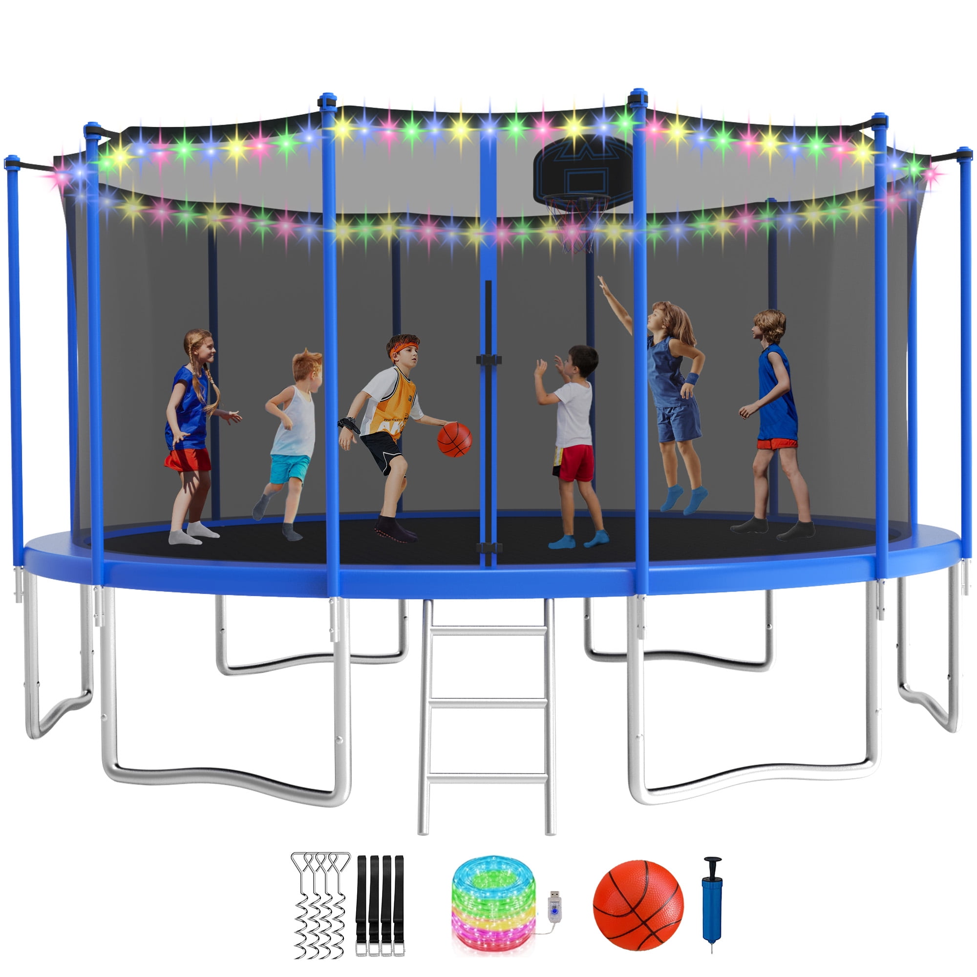 KOFUN Trampoline for Adults and Kids, 16FT 15FT 14FT 12FT 10FT 8FT ...