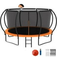 KOFUN Trampoline with Basketball Hoop, Enclosure, Anchors Kit, Ladder ...