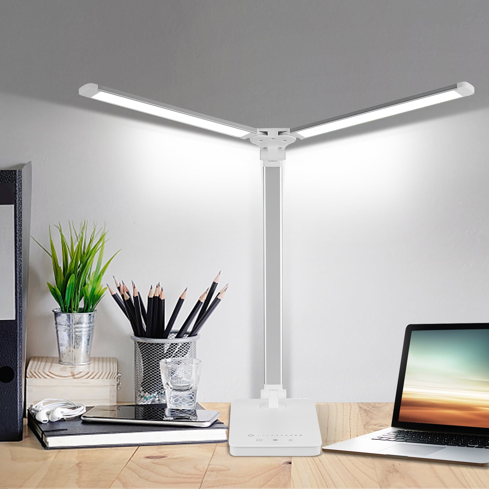 KOGYAS Desk Lamp for Home Office - LED Lamp with USB Port , Eye-Caring ...