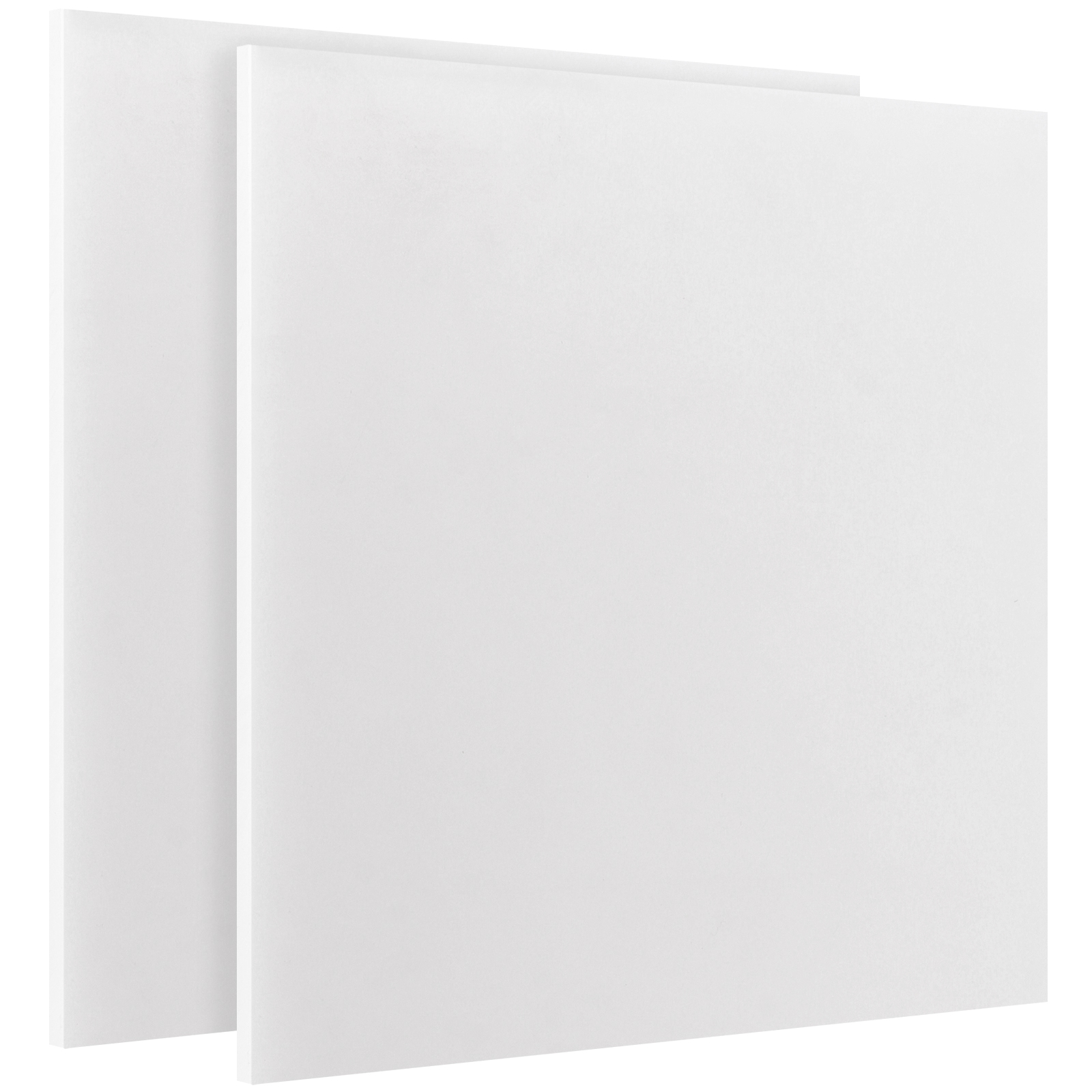 2 pack- WHITE POLYSTYRENE, .080" Thick 12" x 12" PLASTIC SHEET STYRENE ...
