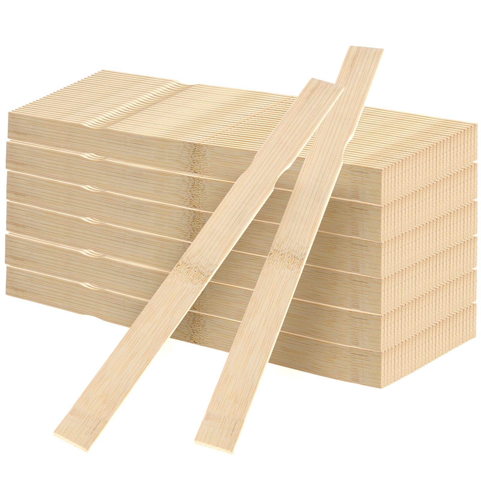 Hands Wooden Popsicle Sticks For Mixing And Ice Cream 80pcs Lollipop