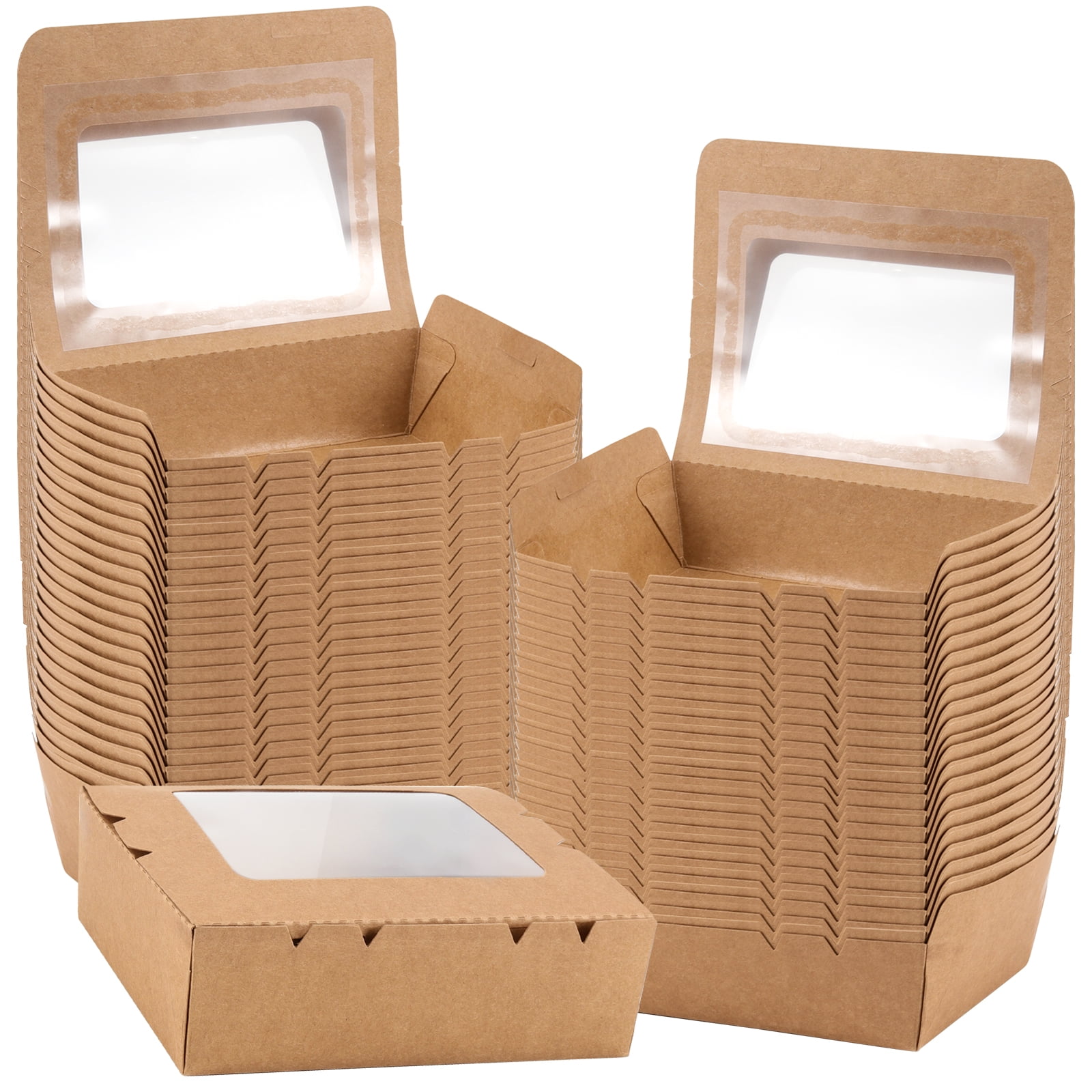 KOHAND 30 PCS 40 OZ Kraft Brown Food Boxes, Disposable Kraft Paper Box ...