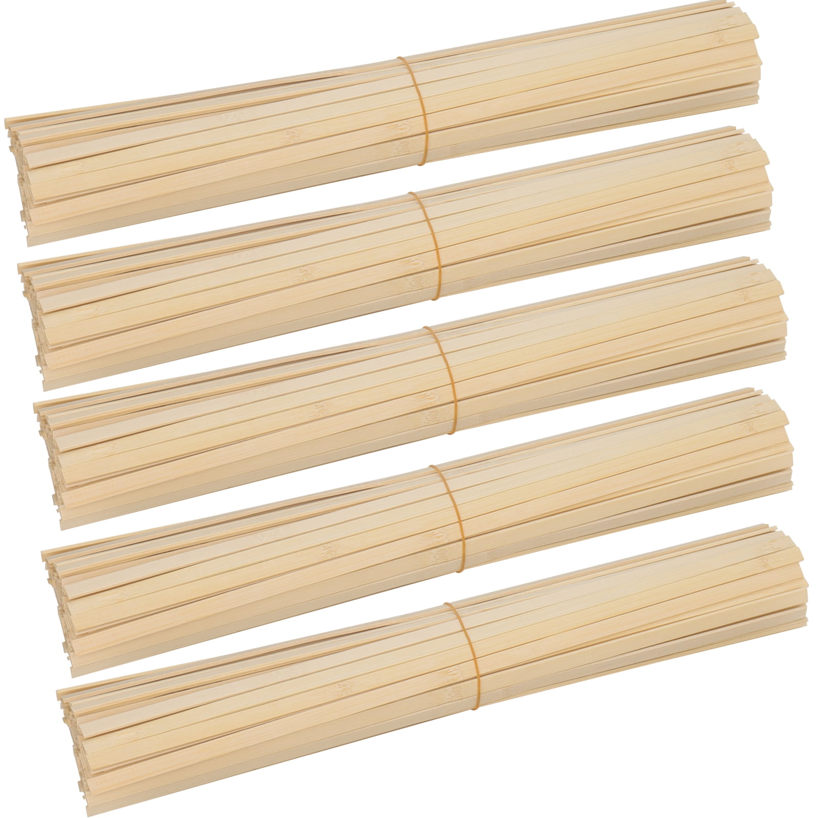 KOHAND 500 Pieces 15.7 inch Natural Bamboo Sticks, 3/8 inch Wide Extra ...