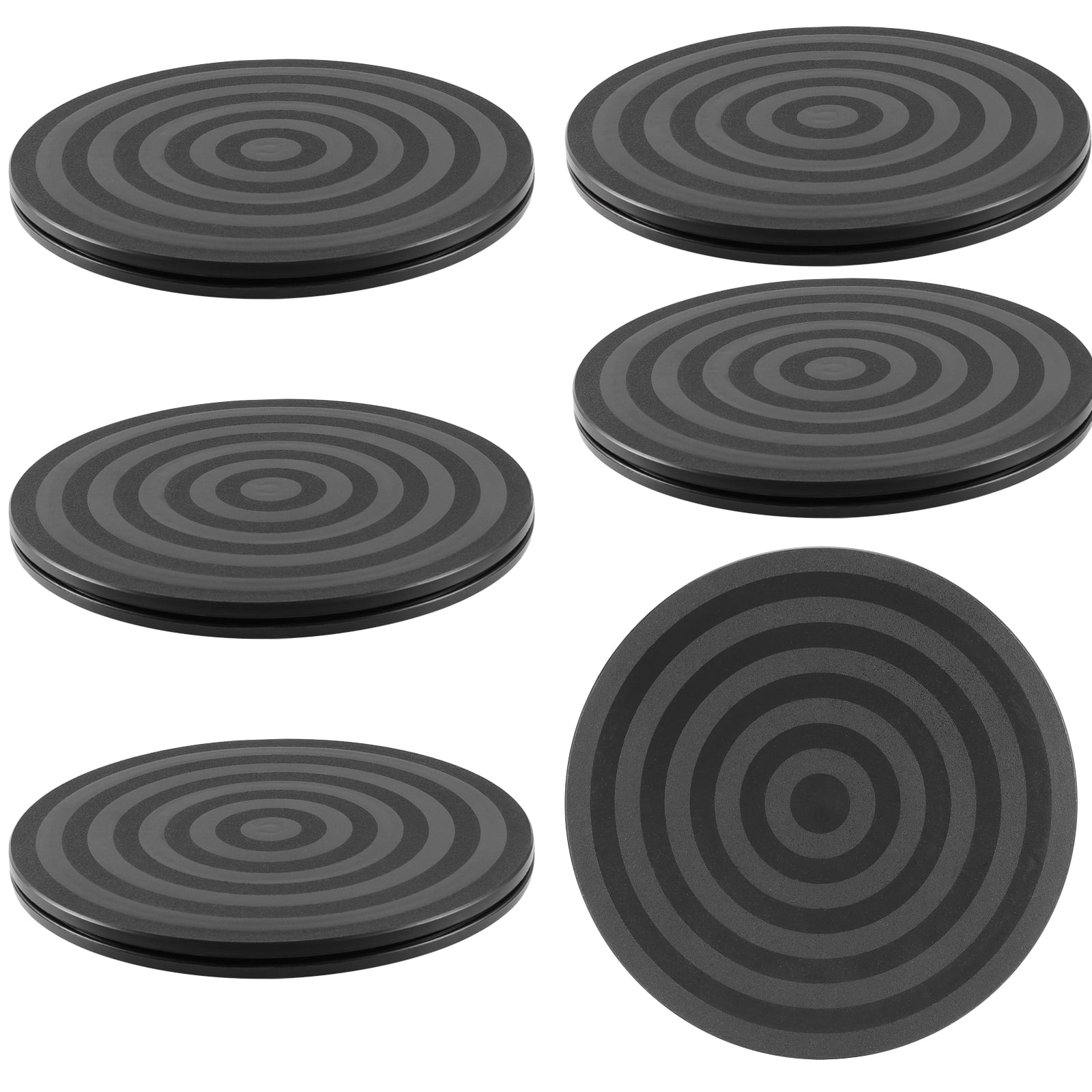 KOHAND 6 Pack 8 inch Black Rotating Swivel Stand, 360°Rotatable Bonsai ...