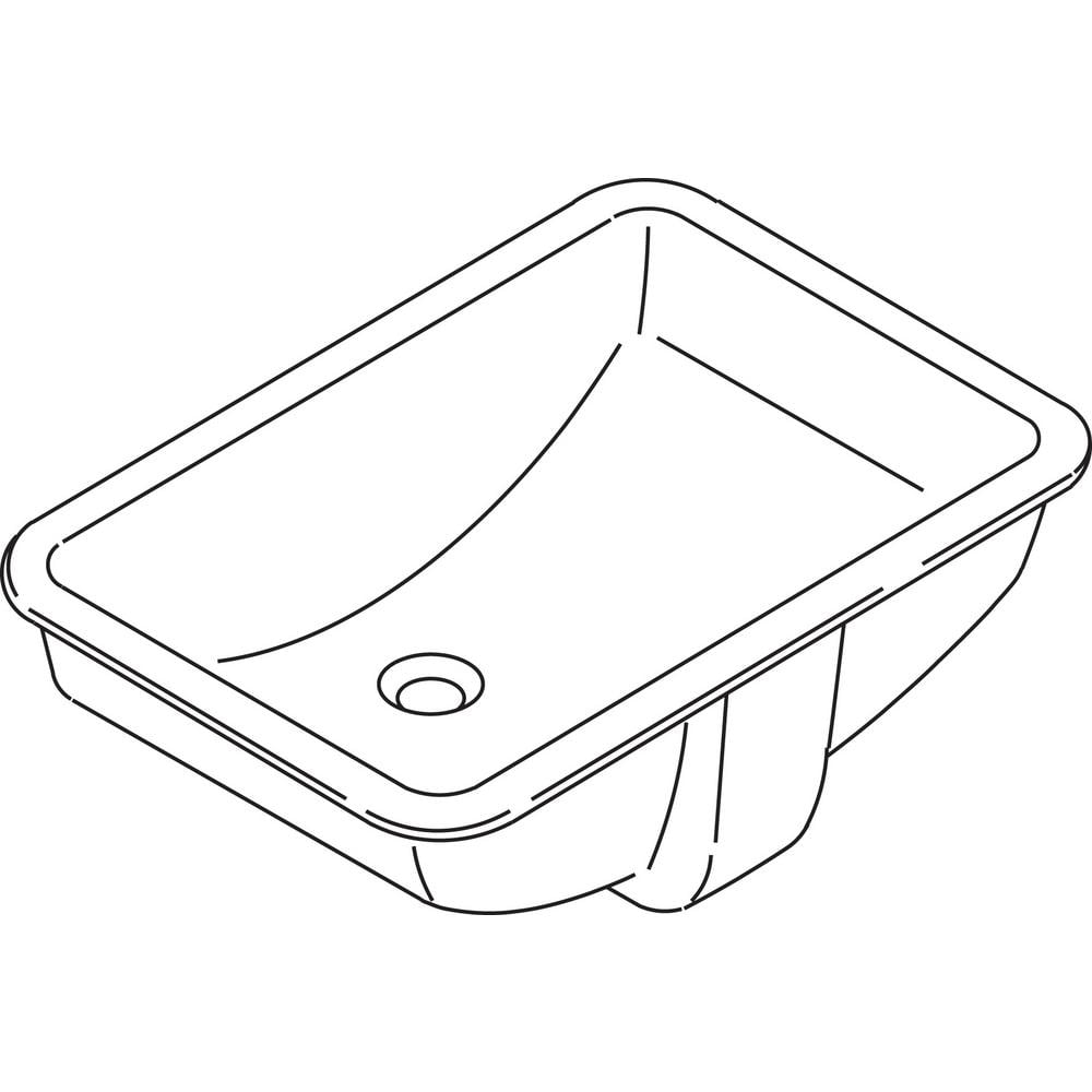 KOHLER K-2214-0 Ladena Undercounter Bathroom Sink, White - Walmart.com