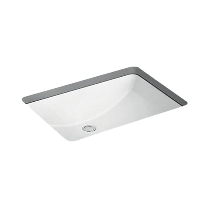 KOHLER LADENA Series Under Counter WASH Basin White 581x402x203mm ...