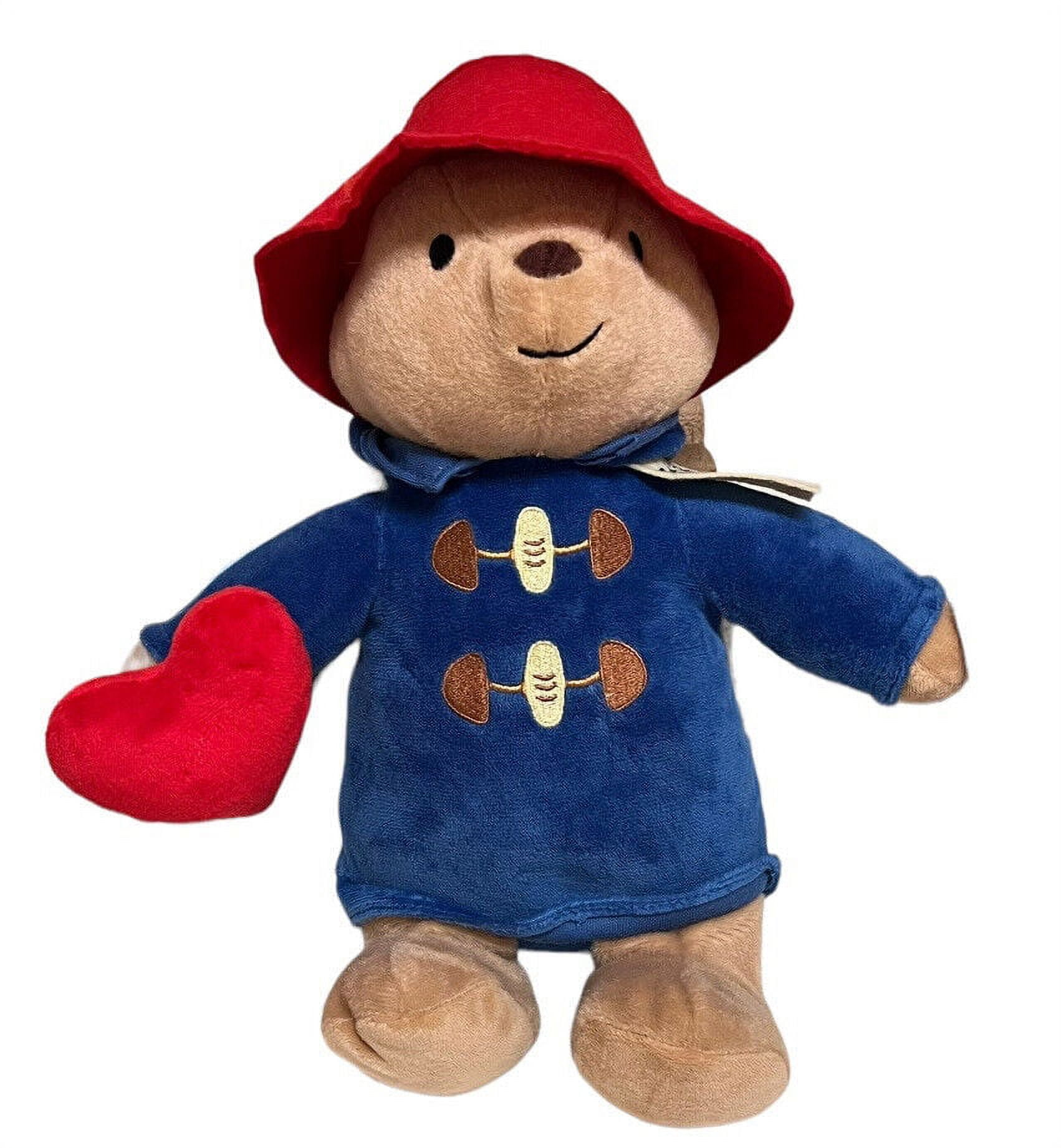 KOHLS Paddington English Bear LOVE HEART Plush Stuffed Animal Doll Soft ...