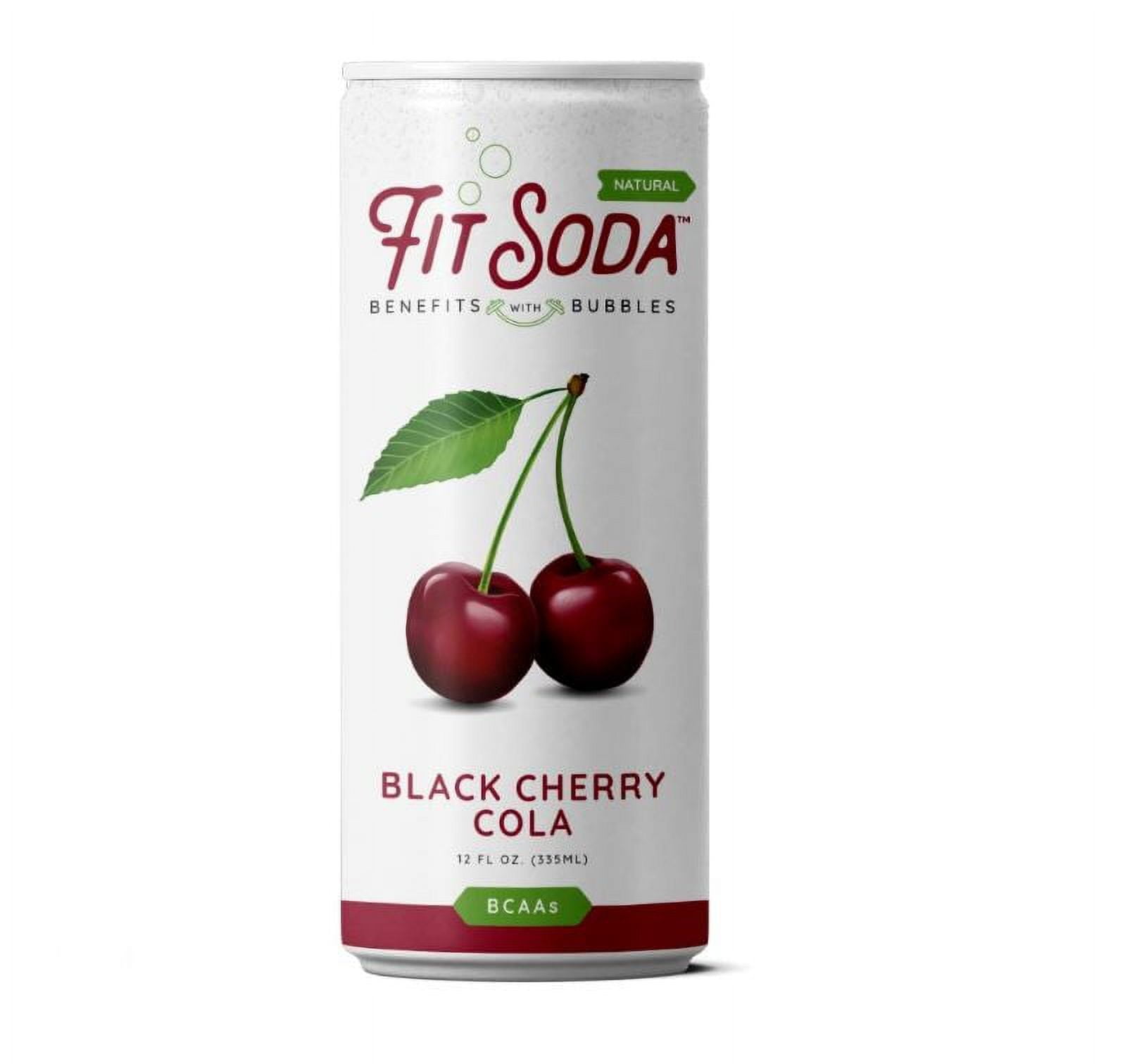KOIOS - Black Cherry Cola Fit Soda, 12 Ounces (12 PACK) - Walmart.com