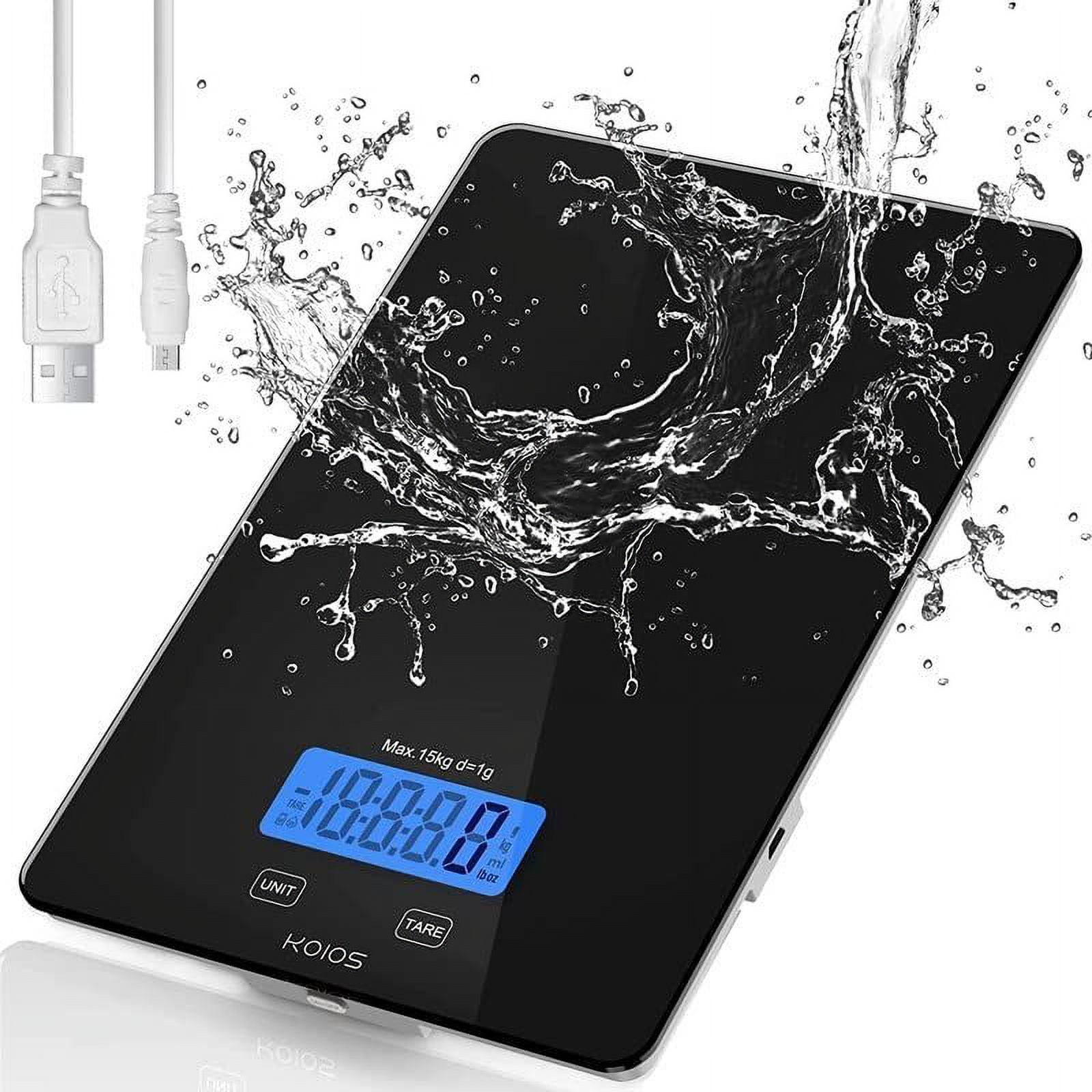 KOIOS Food Scale, 33lb/15Kg Digital Kitchen Scale for Food Ounces and ...