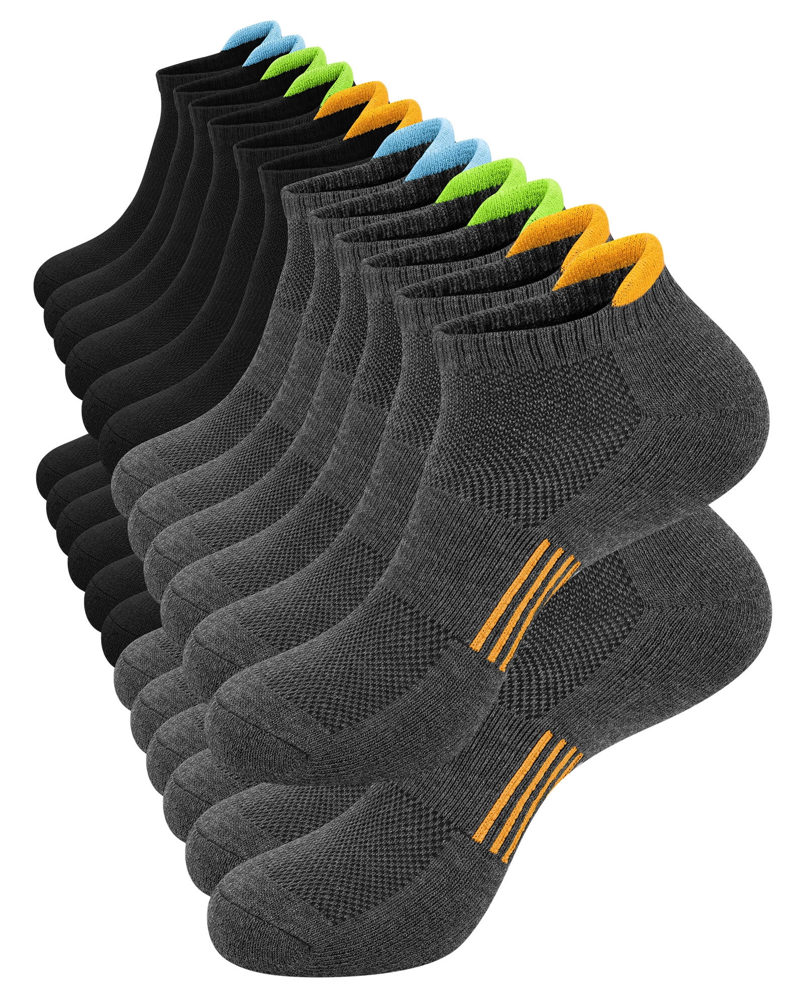 KOITHOT, Men Ankle Socks, US 6-9, Cushioned Athletic Running - Walmart.com