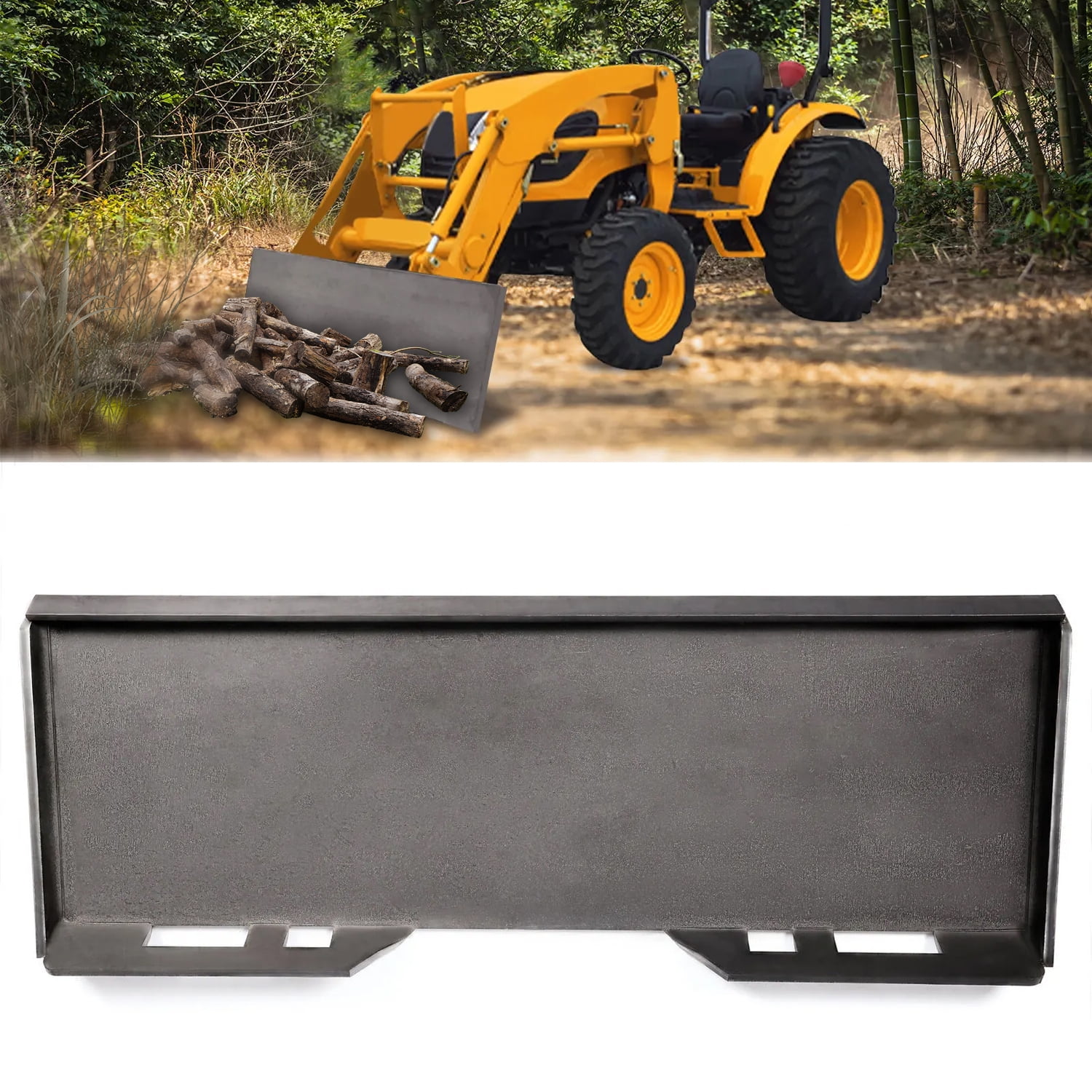 KOJEM 1/2" Skid Steer Mount, Plate Quick Tach Attachment Loader Plate ...