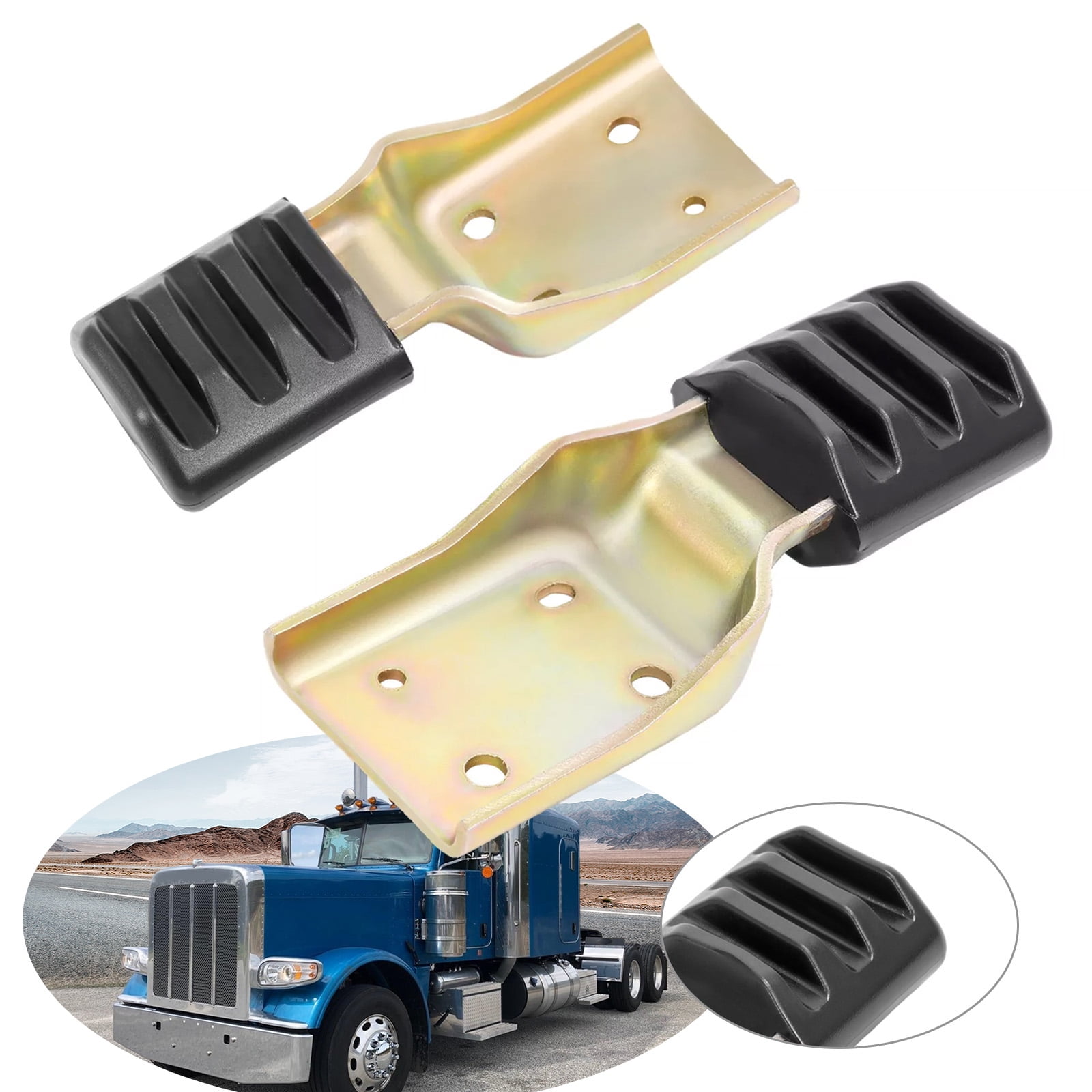 KOJEM 2PSC Upper Hood Guide Bracket Compatible with Peterbilt 384 388 ...