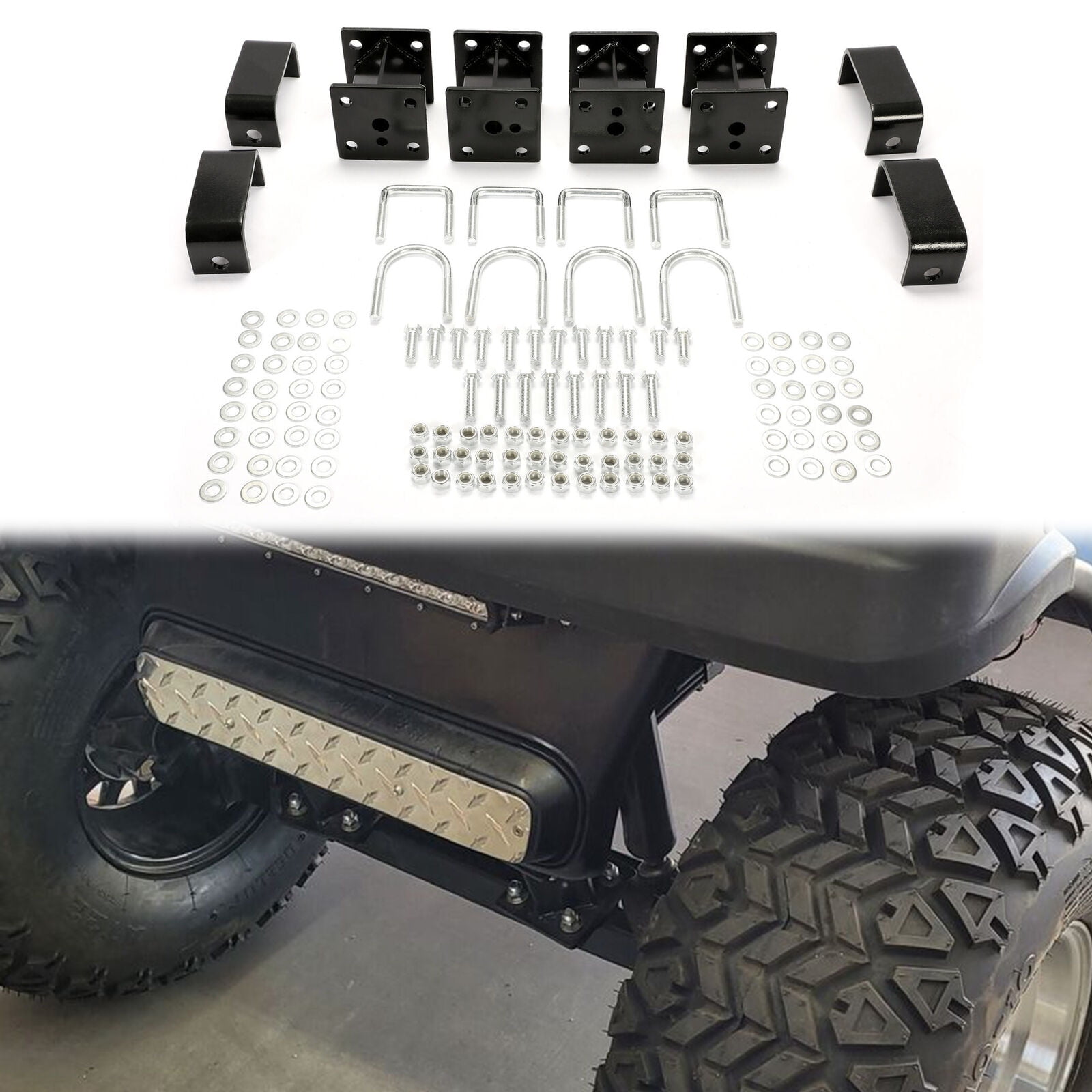 KOJEM 4" Block Lift Kit for EZGO Golf Cart 1975-1993 Marathon Electric ...